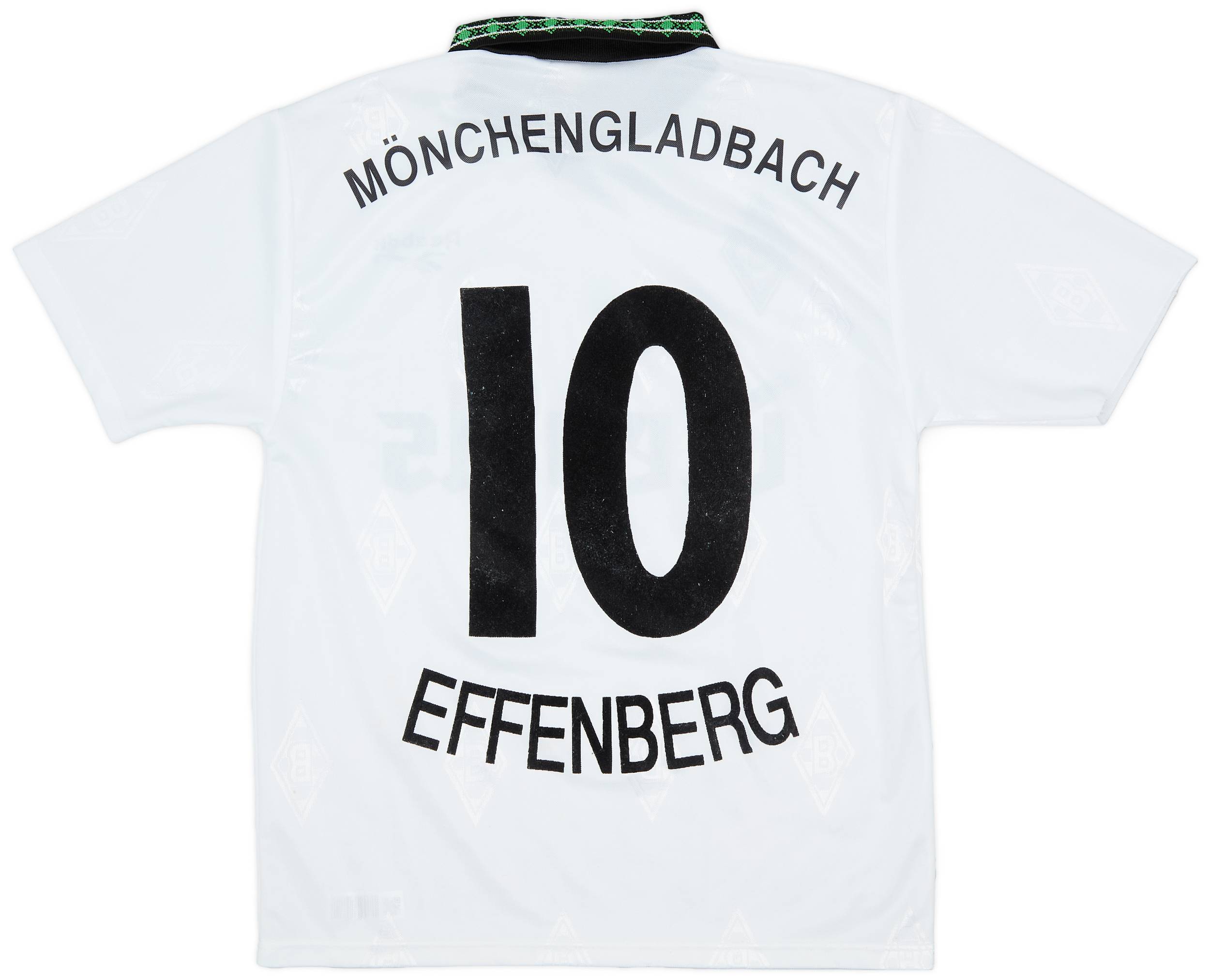 1995-96 Borussia Monchengladbach Home Shirt Effenberg #10 - 8/10 - (S)
