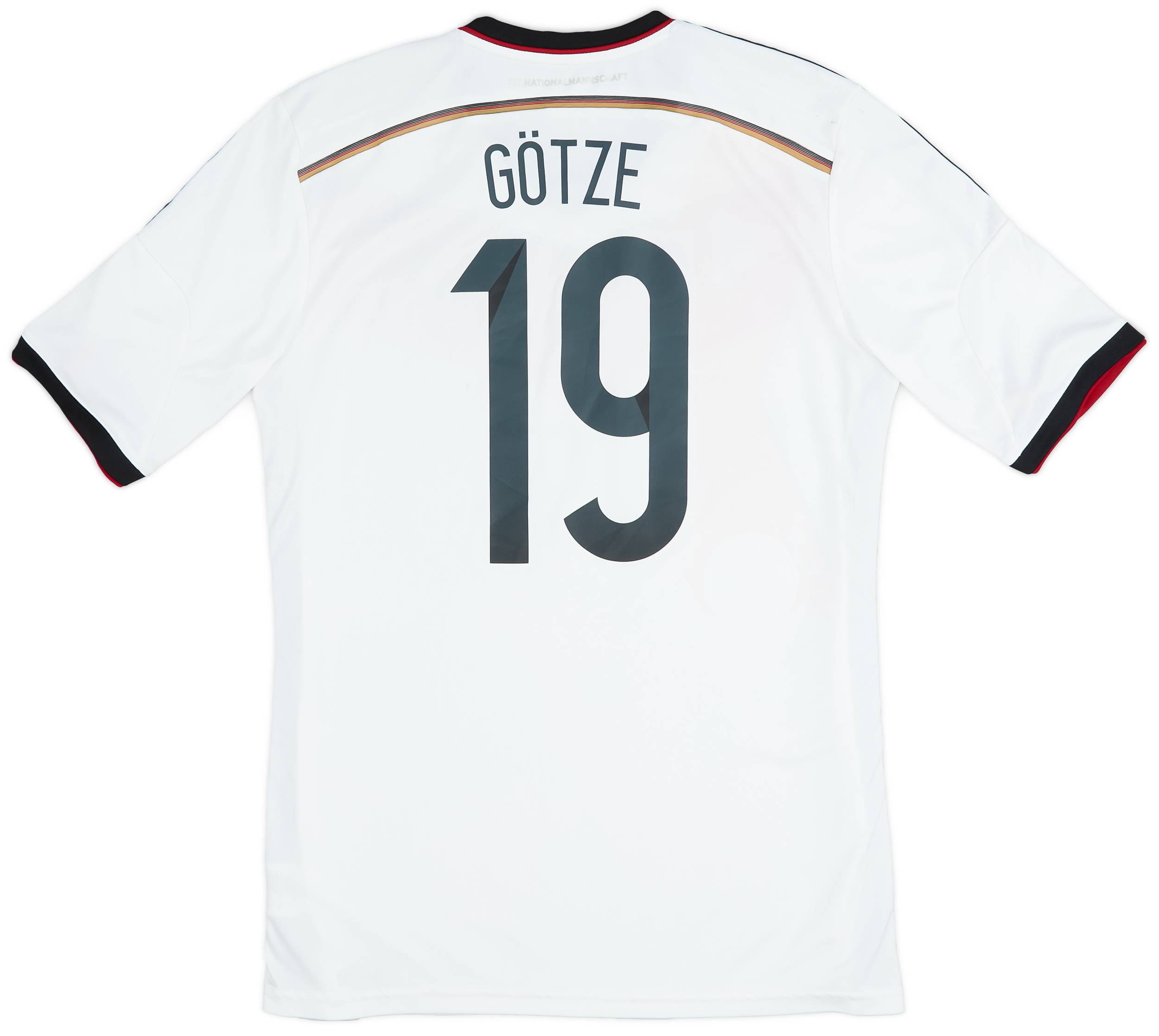 2014-15 Germany Home Shirt Gotze #19 - 4/10 - (L)