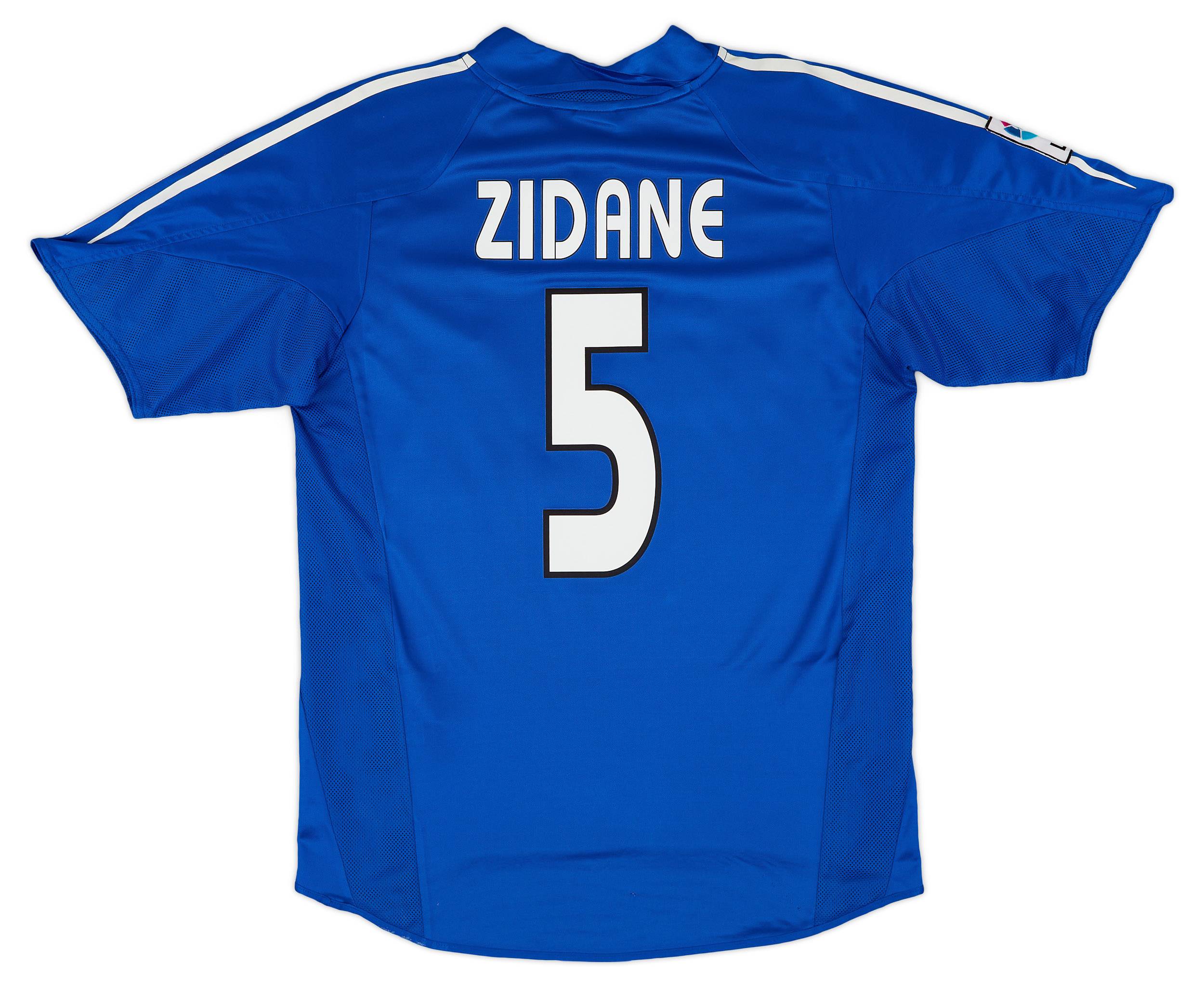 2004-05 Real Madrid Third Shirt Zidane #5 - Very Good 7/10 - (S)