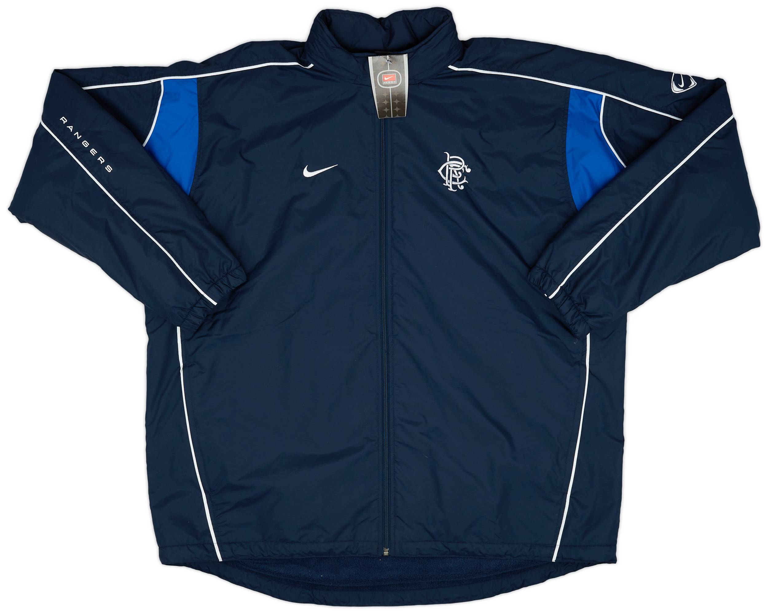 2001-02 Rangers Nike Bench Coat - (XL)