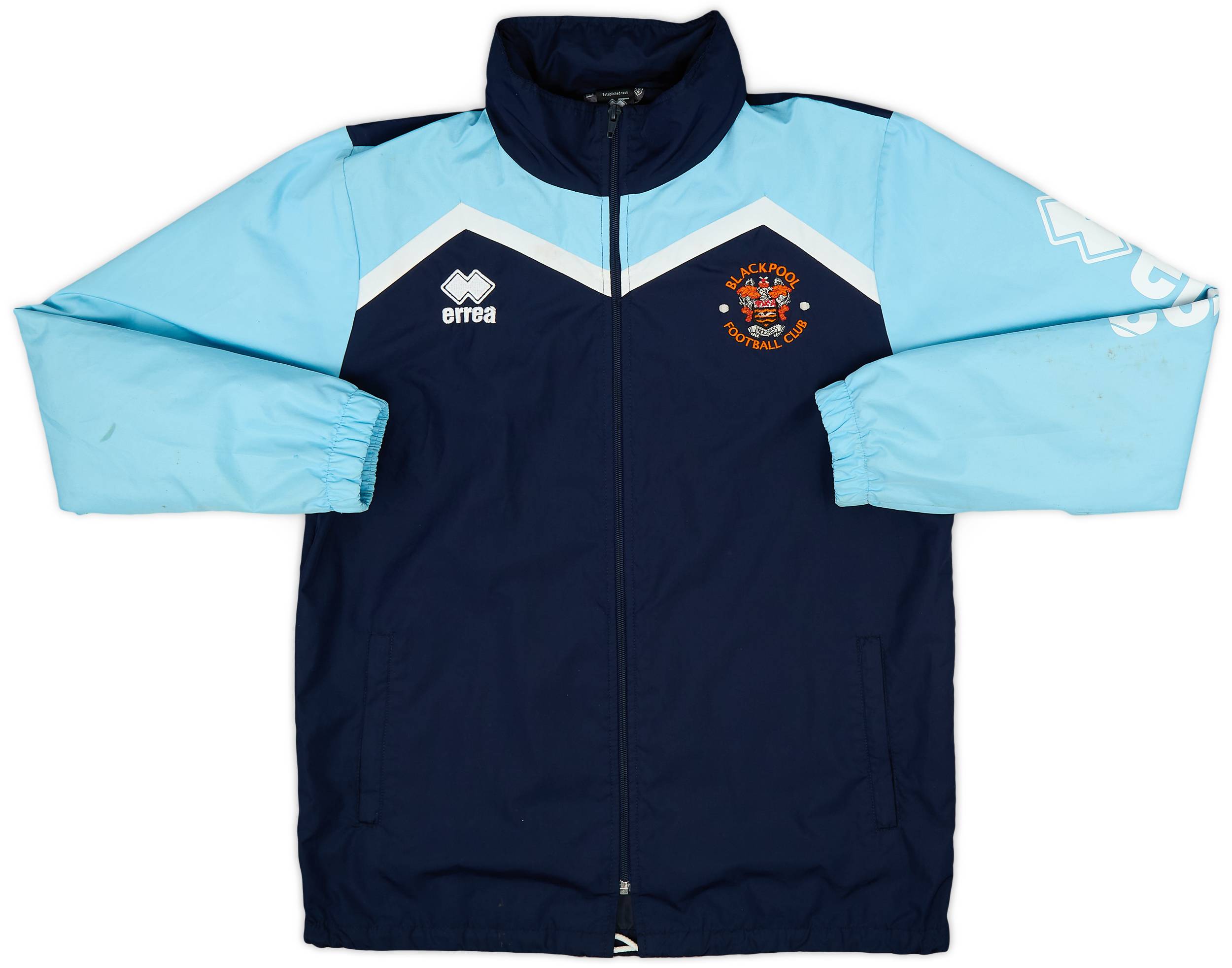2013-15 Blackpool Errea Hooded Rain Jacket - 5/10 - (M)