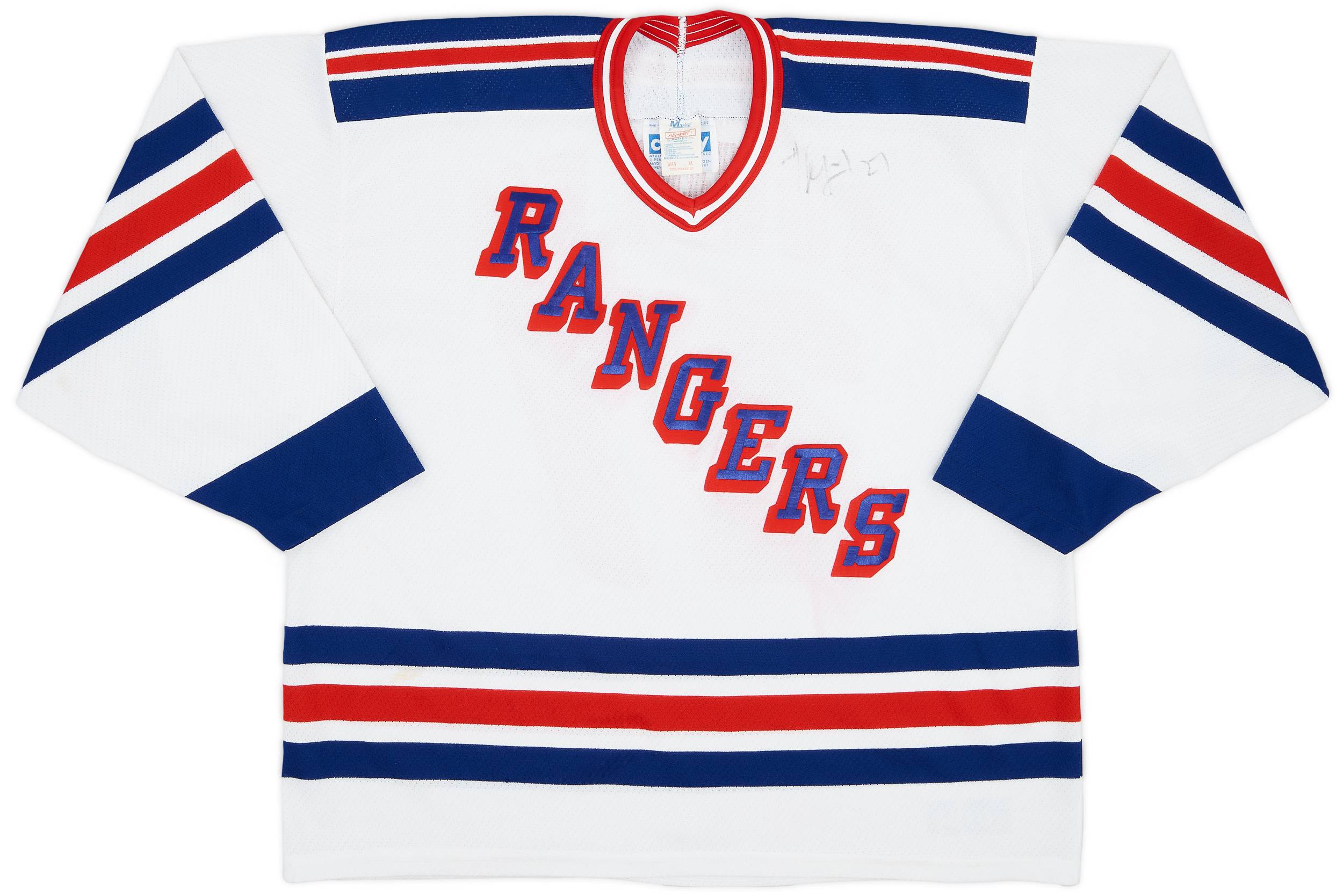 1992-94 New York Rangers Kovalev #27 'Signed' Cosby Home Jersey - 6/10 ...