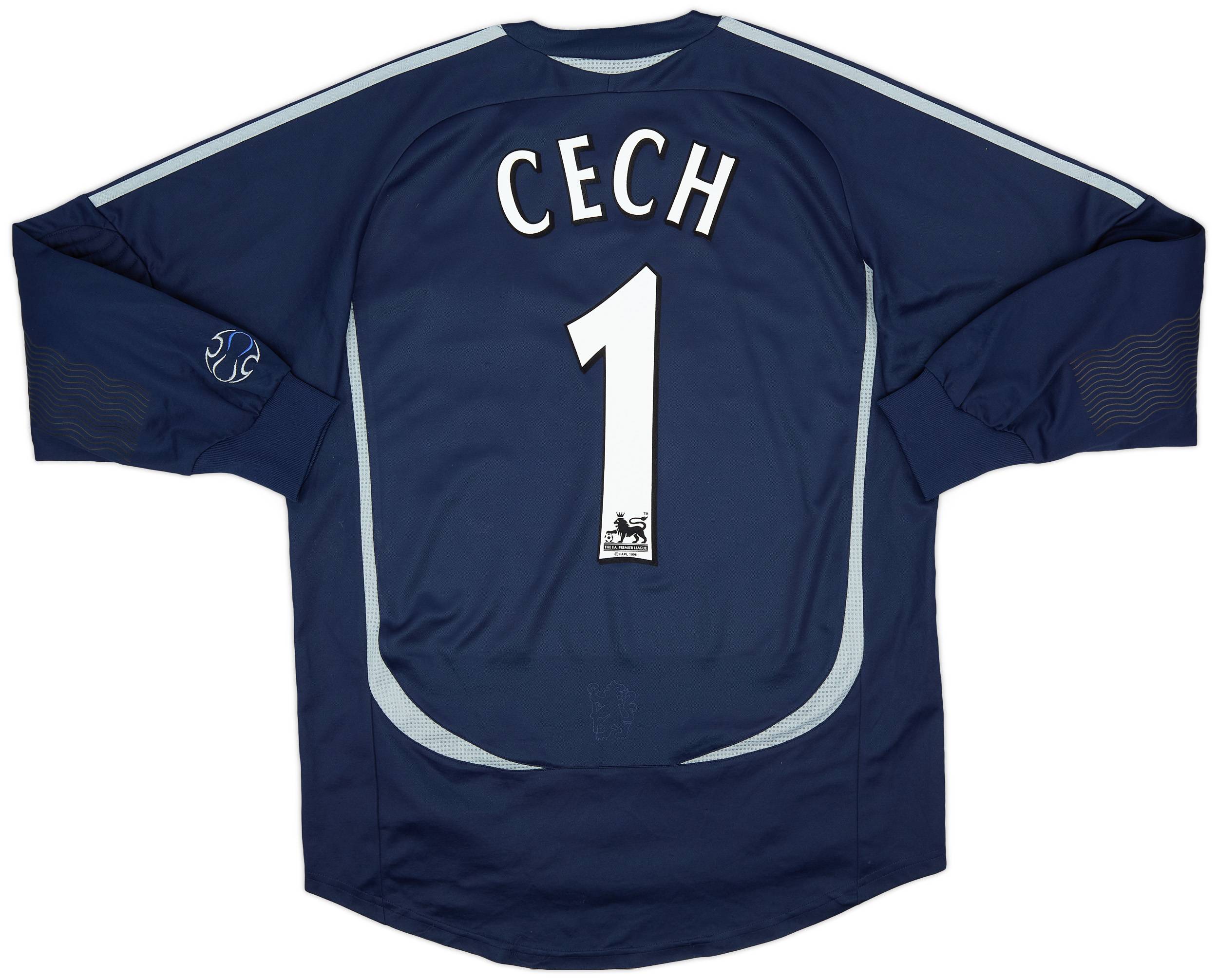 2006-08 Chelsea GK Shirt Cech #1 - 6/10 - (M)