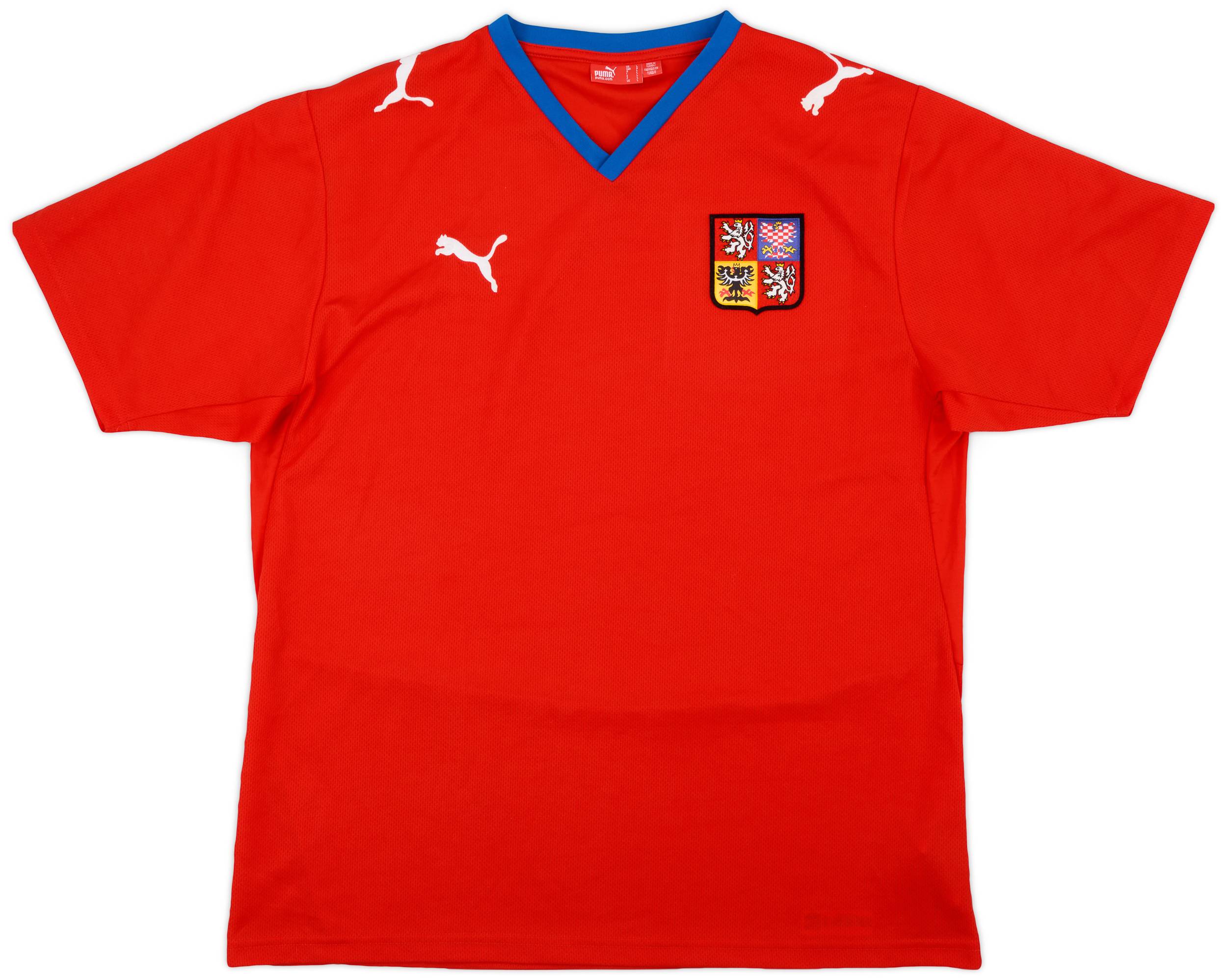 2008-09 Czech Republic Basic Home Shirt - 9/10 - (L)