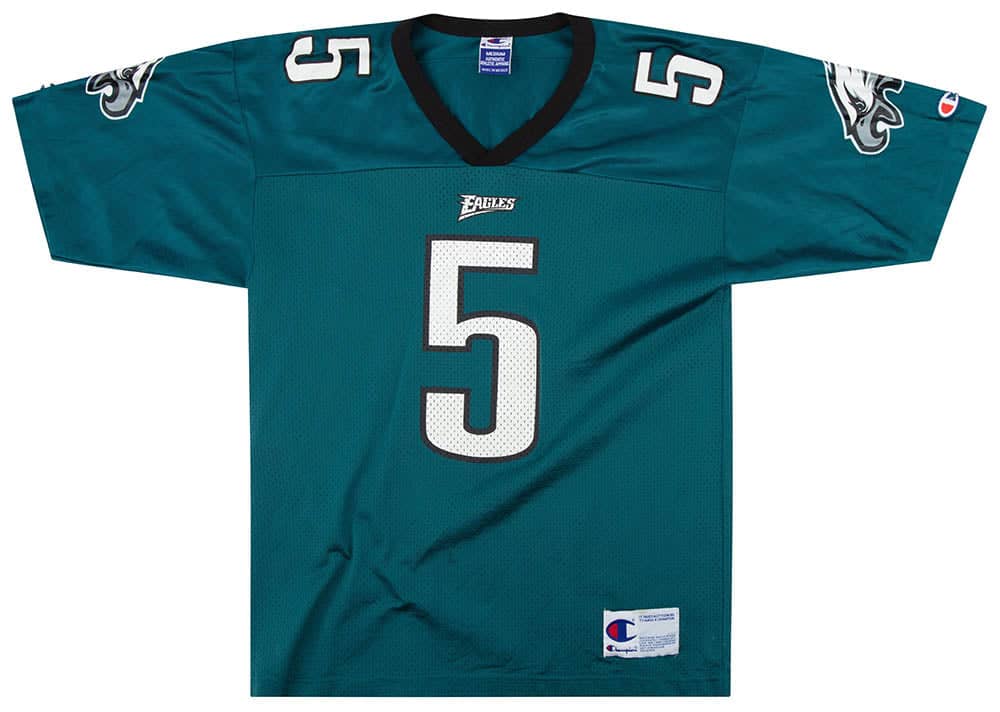 1999-00 Philadelphia Eagles McNabb #5 Champion Jersey (Home) M