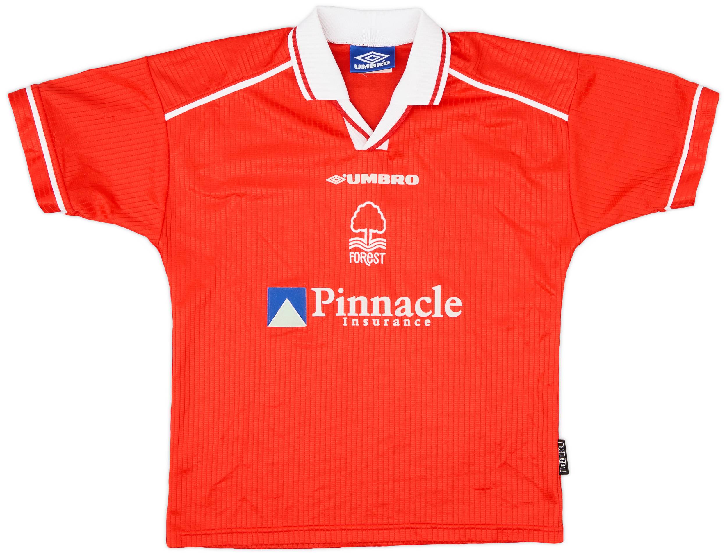 1998-00 Nottingham Forest Home Shirt - 8/10 - (L.Boys)