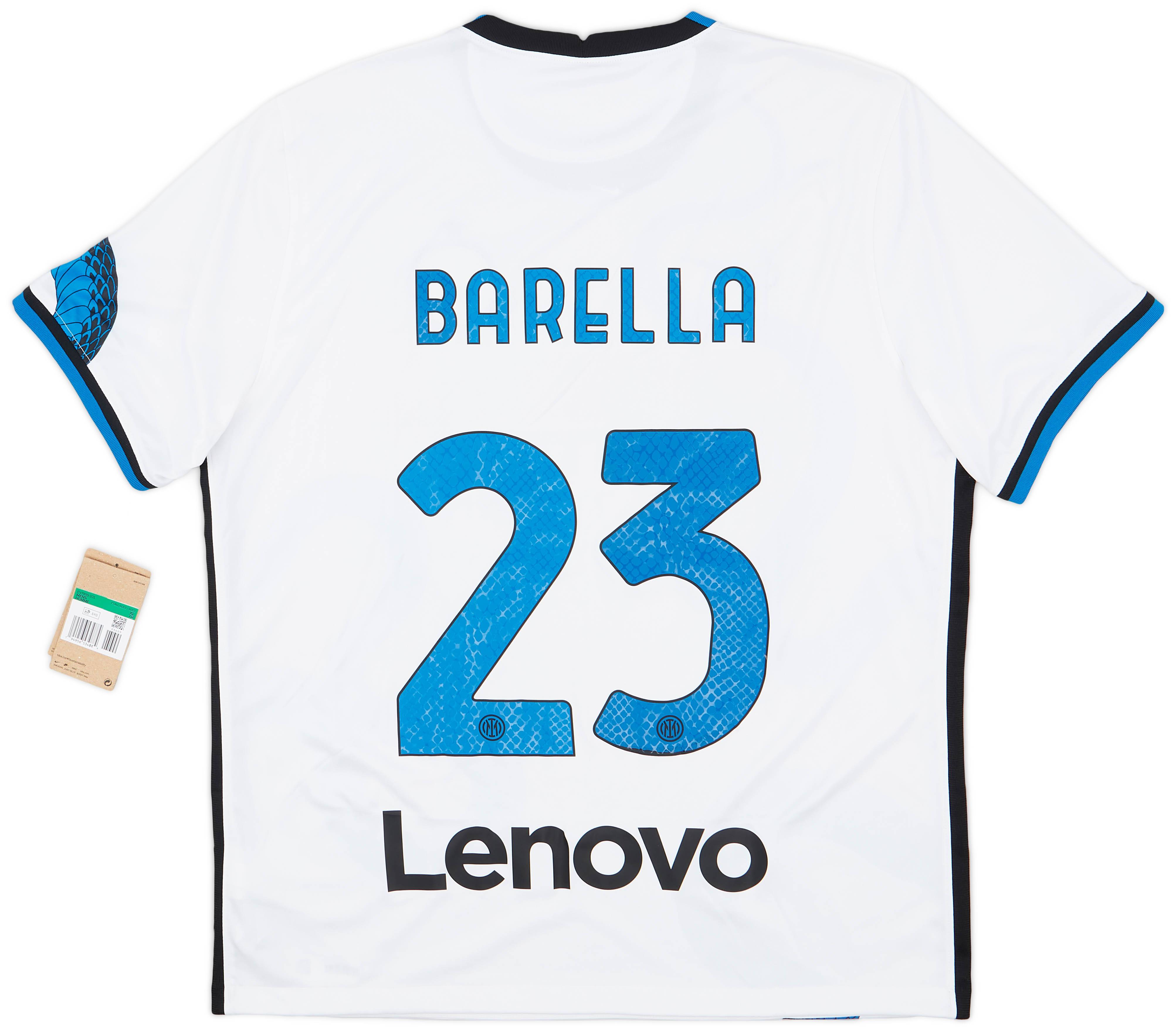 2021-22 Inter Milan Away Shirt Barella #23 (XL)