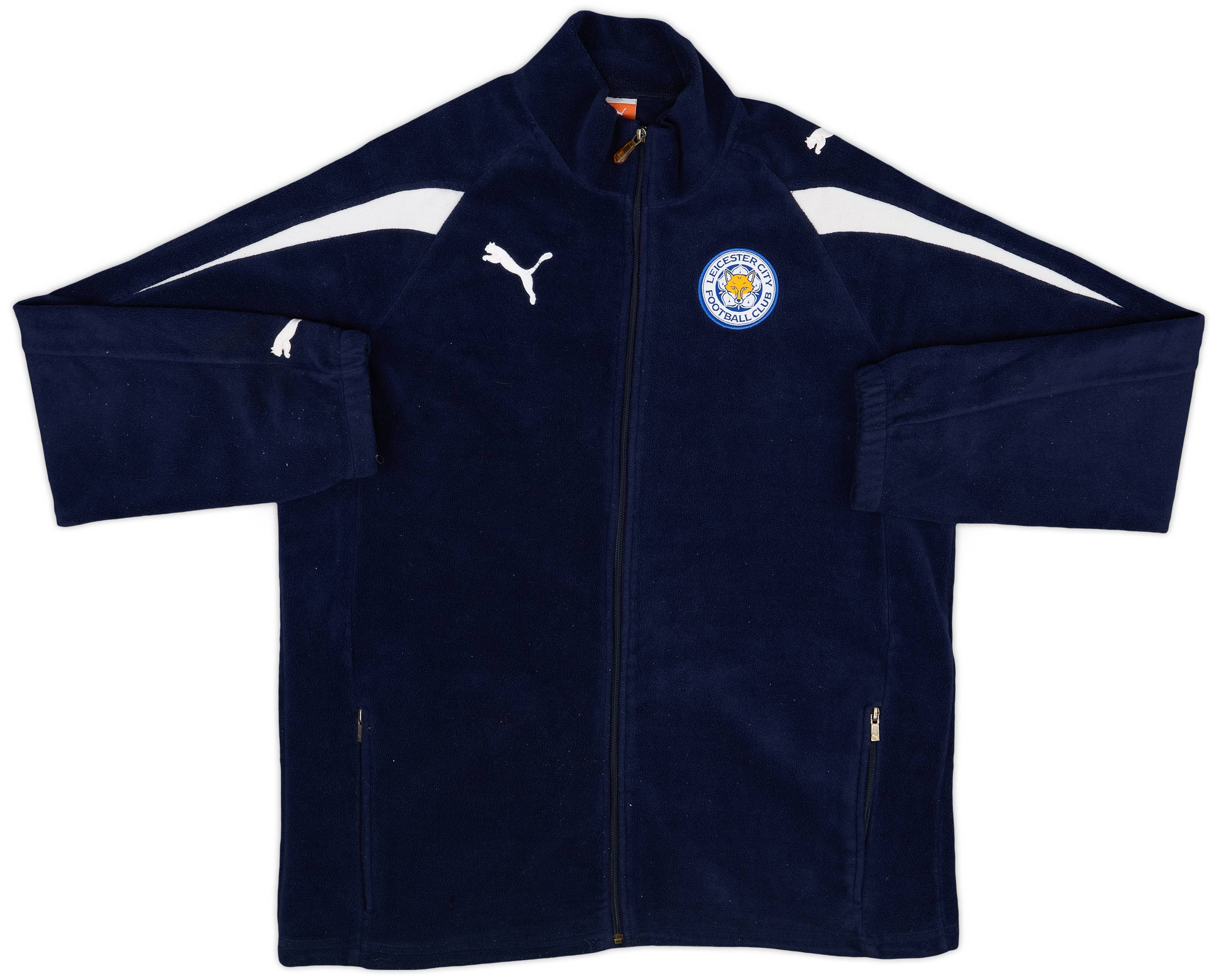 2012-13 Leicester City Puma Fleece Track Jacket - 8/10 - (L)