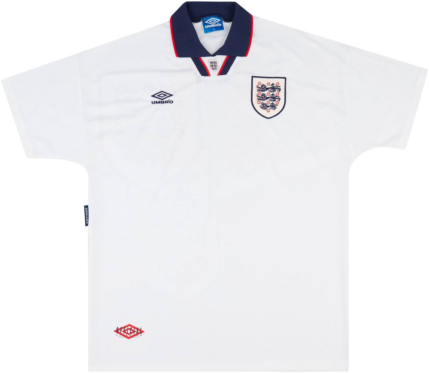 1994-95 England Match Issue Home Shirt #11 (McManaman)