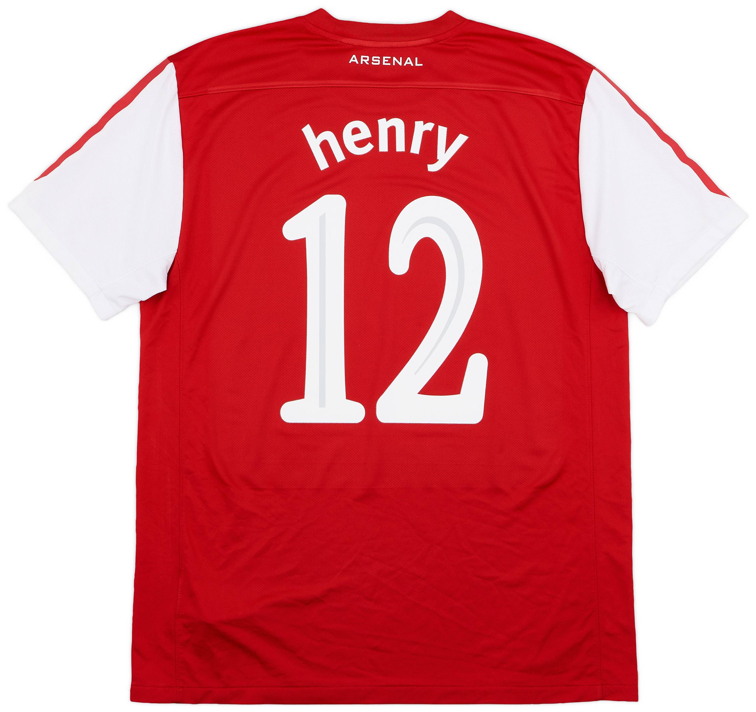 2011-12 Arsenal Home Shirt Henry #12 - 9/10 - (L)