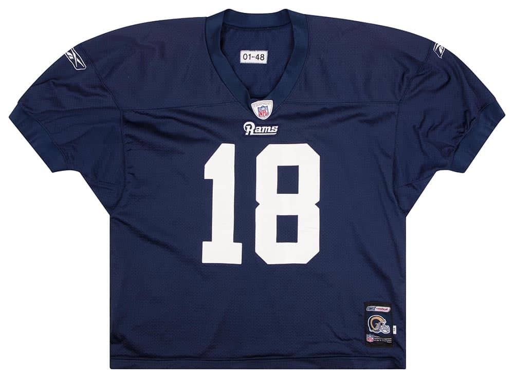 2001 St. Louis Rams #18 Authentic Reebok Training Jersey XL