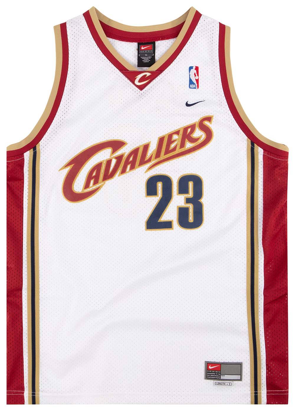 2003-04 Cleveland Cavaliers James #23 Nike Swingman Jersey (Home) Y