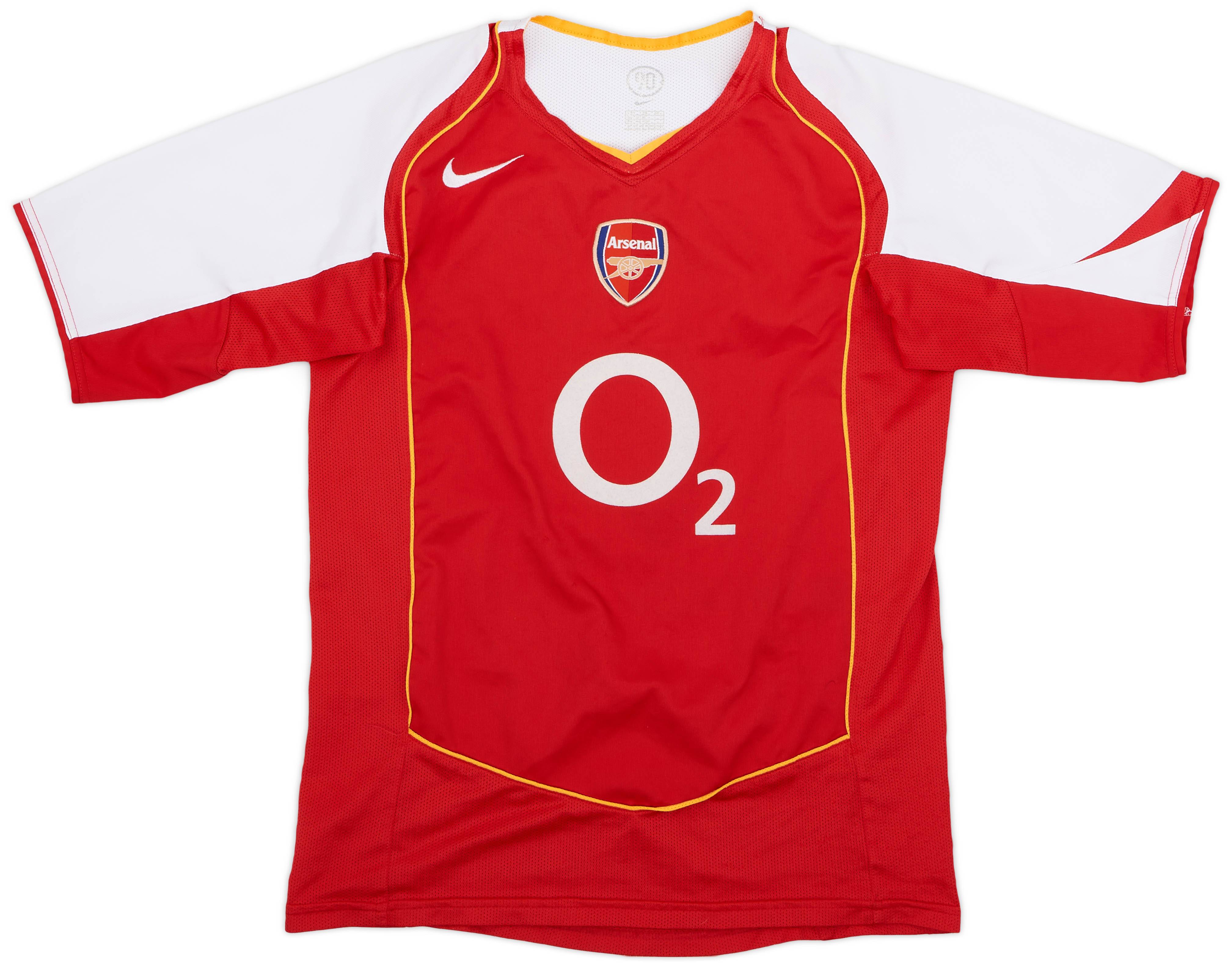 2004-05 Arsenal Home Shirt - 8/10 - (XL.Boys)
