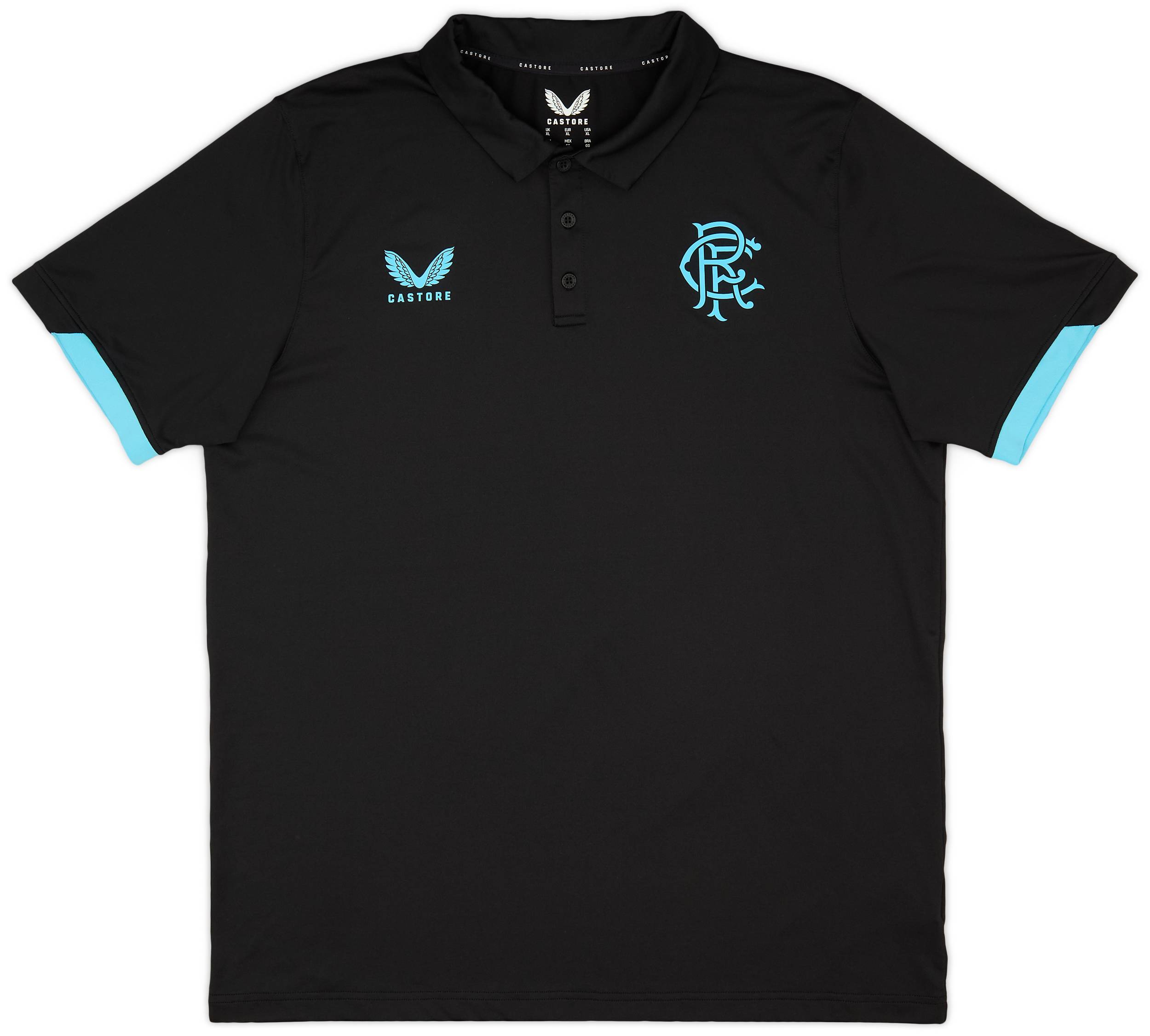 2023-24 Rangers Castore Polo T-Shirt (XL) - 8/10