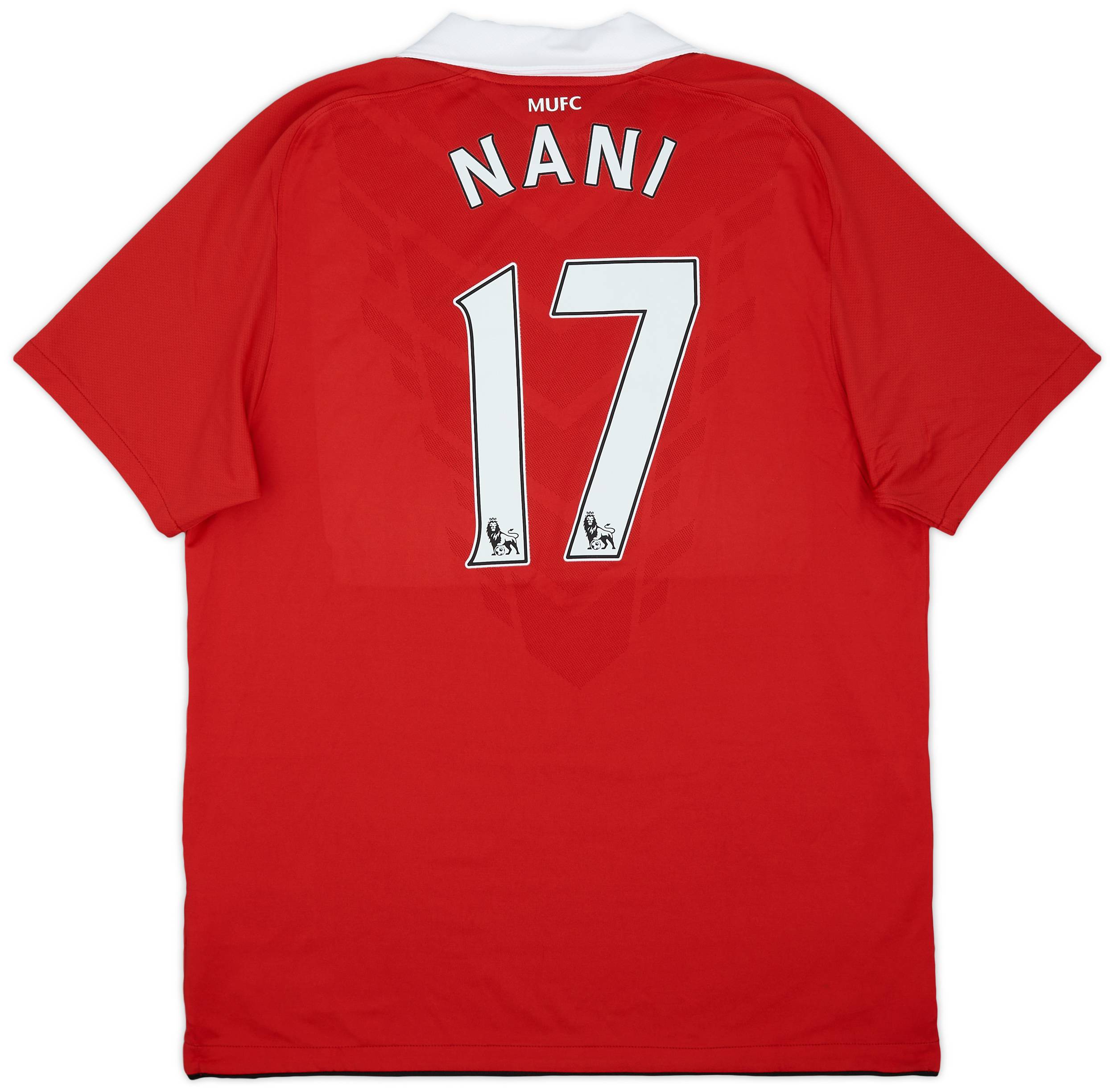 2010-11 Manchester United Home Shirt Nani #17 - 8/10 - (L)