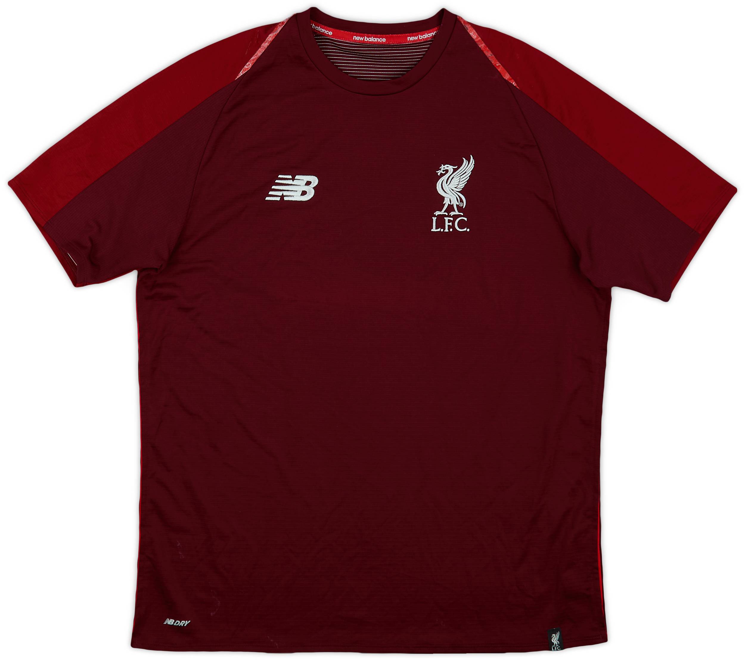 2017-18 Liverpool New Balance Training Shirt - 6/10 - (M)