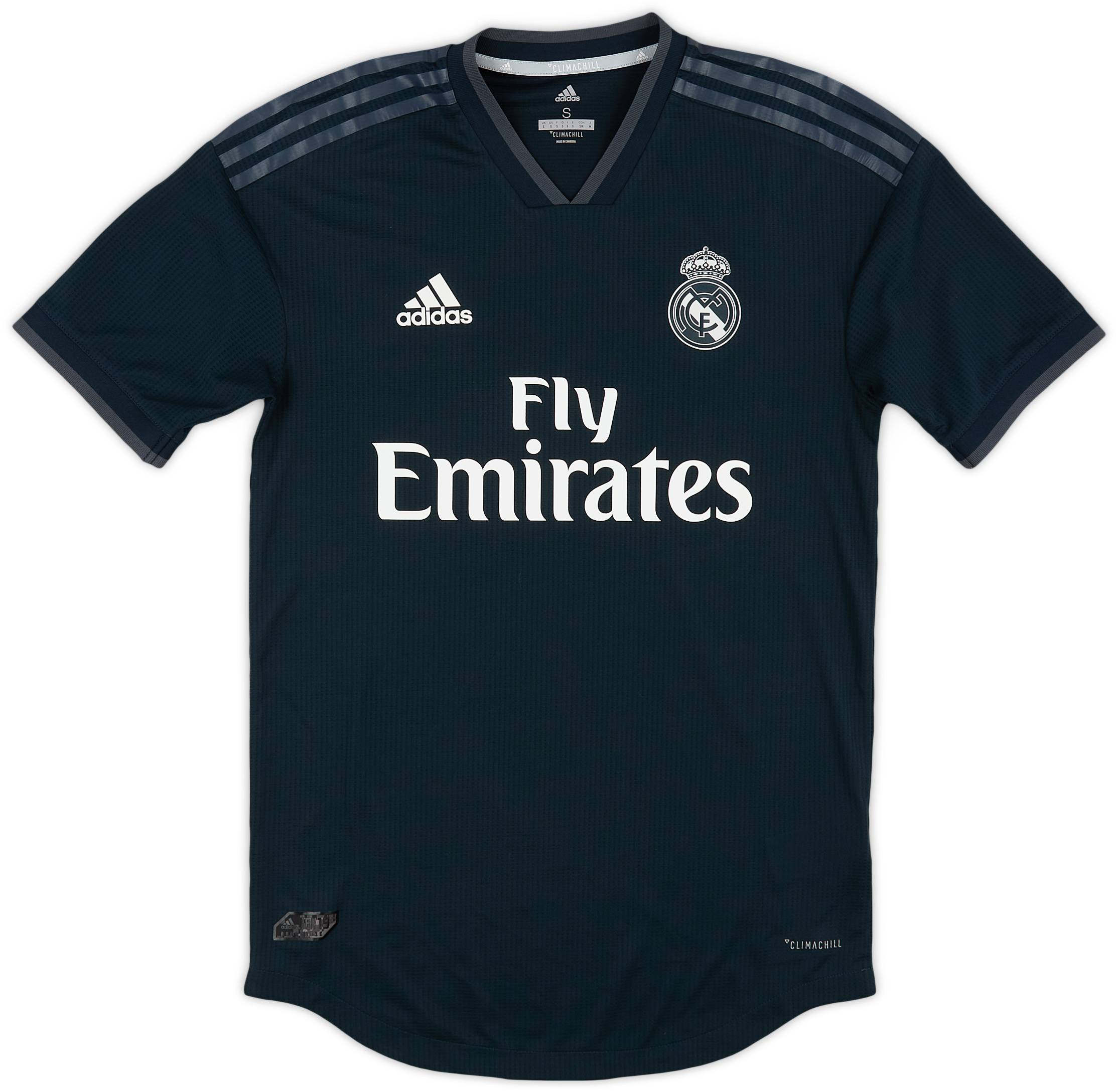 2018-19 Real Madrid Authentic Away Shirt - 9/10 - (S)