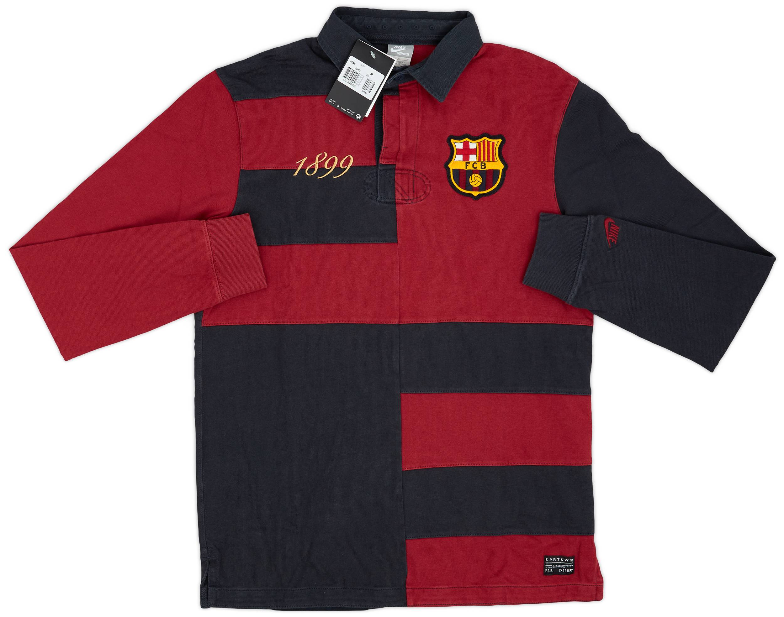 2012-13 Barcelona Nike Rugby Shirt (M)