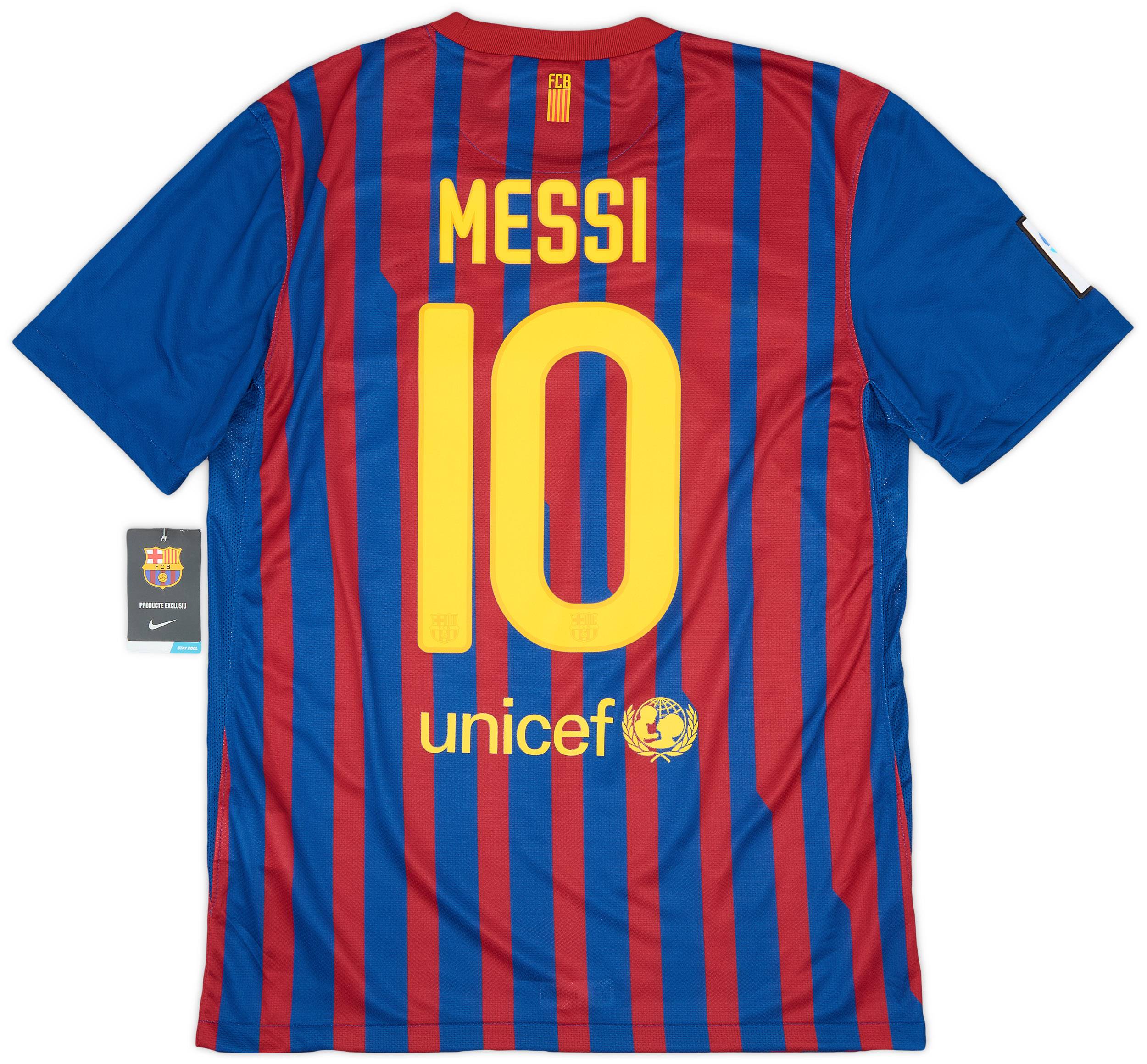 2011-12 Barcelona Home Shirt Messi #10 (M)