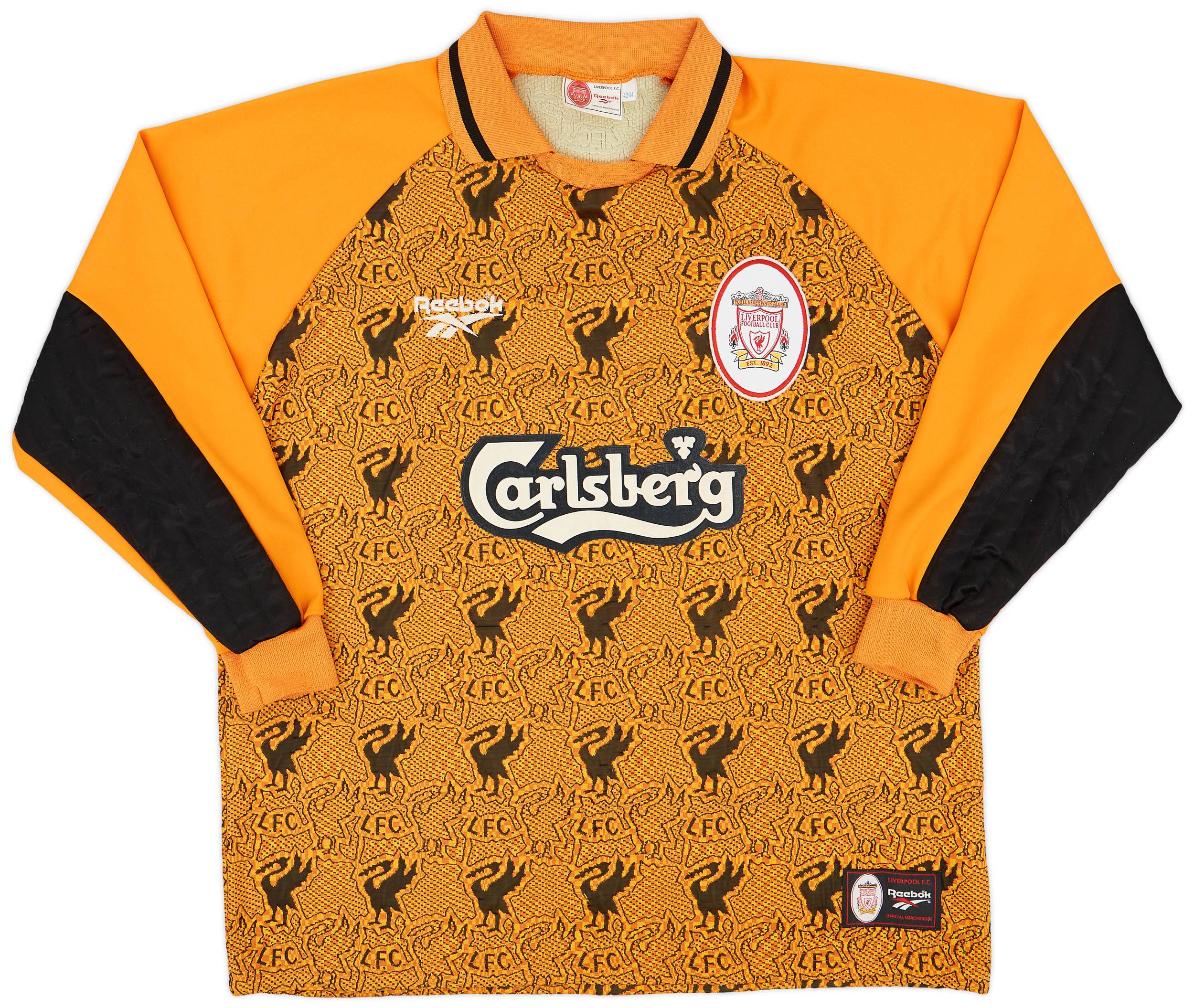 1996-97 Liverpool GK Shirt - 9/10 - (L)