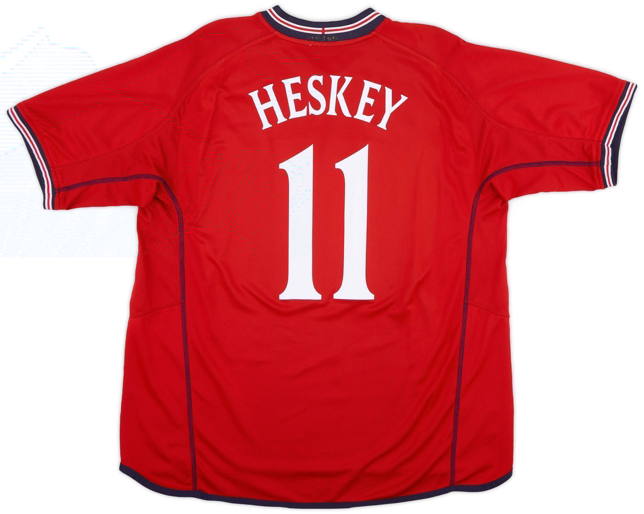 2002-04 England Away Shirt Heskey #11 - 7/10 - (XXL)