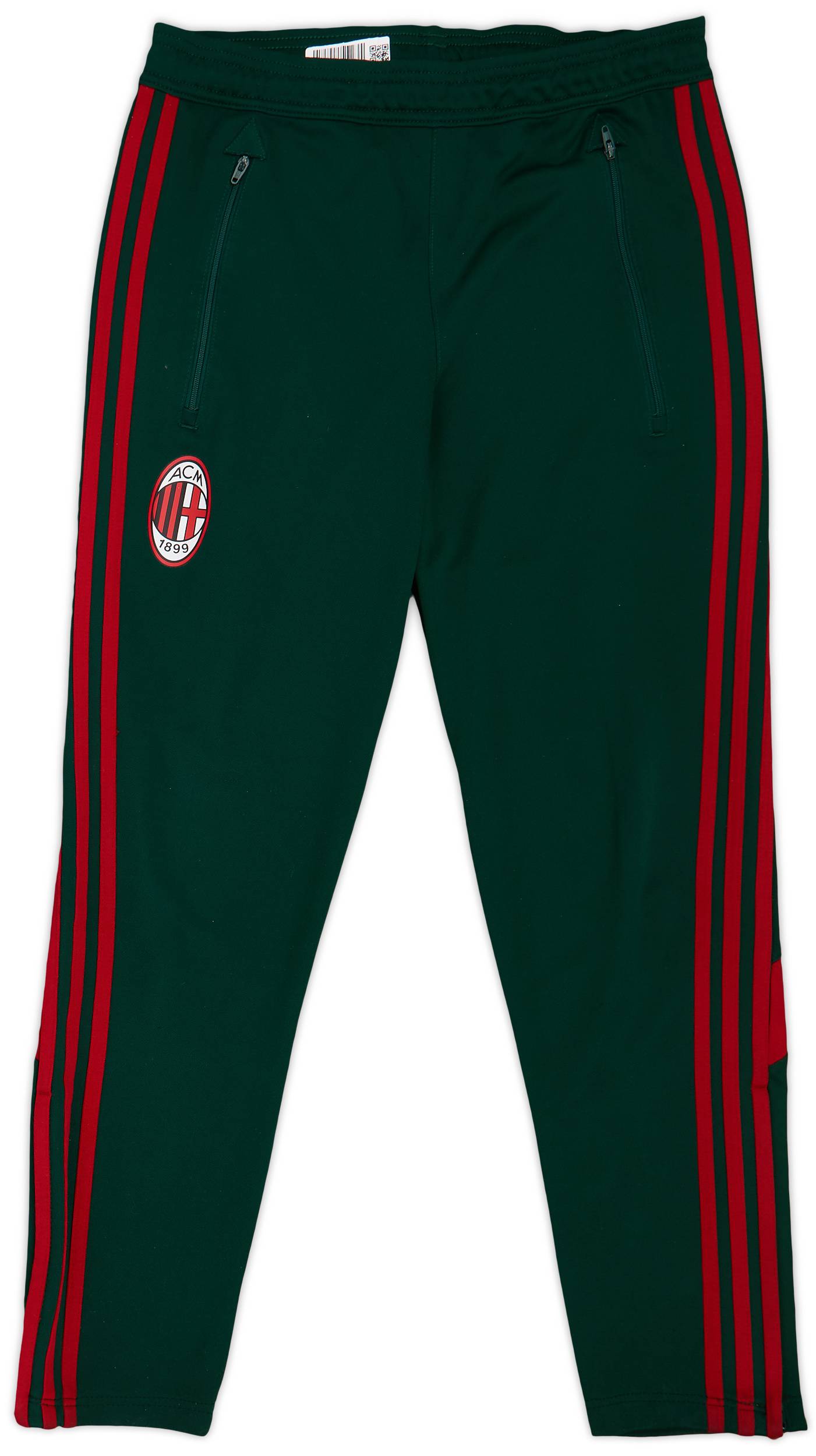 2014-15 AC Milan adidas Track Bottoms/Pants - 8/10 - (S)