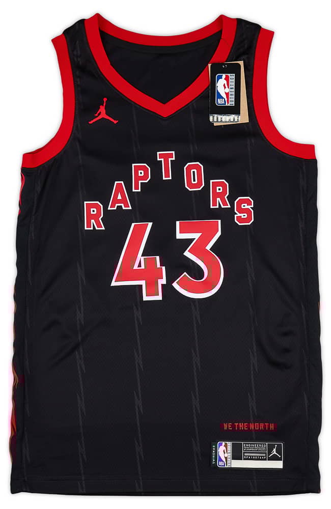 2020-23 Toronto Raptors Siakam #43 Jordan Swingman Alternate Jersey (S)