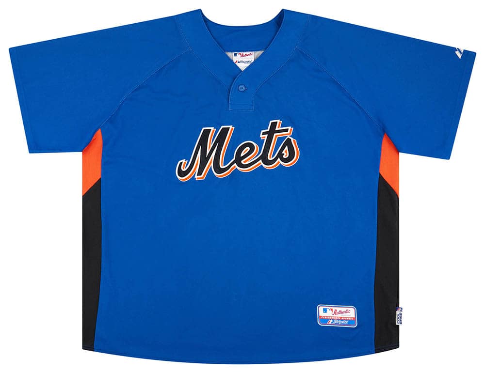 2007-10 New York Mets Authentic Majestic Batting Practice Jersey ...