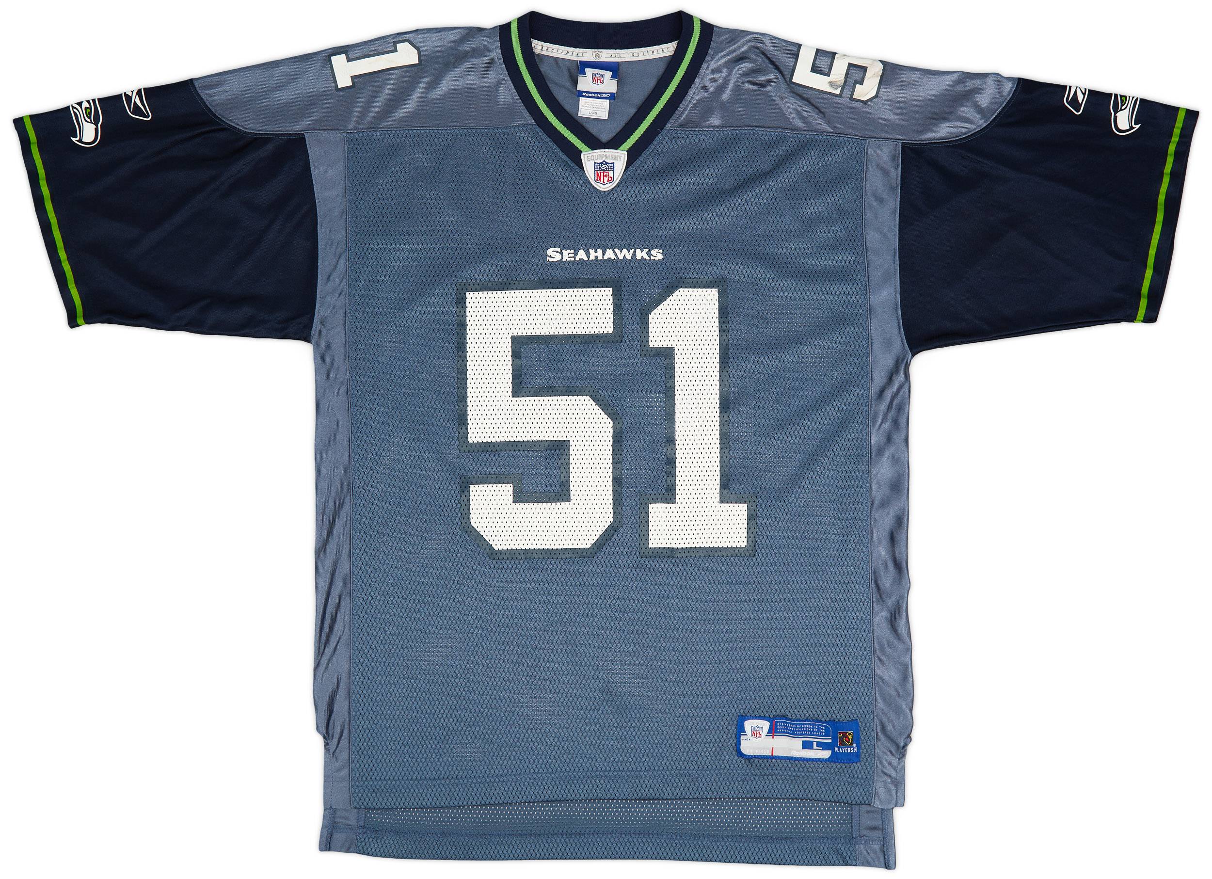 2005-06 Seattle Seahawks Tatupu #51 Reebok On Field Home Jersey (Good) L