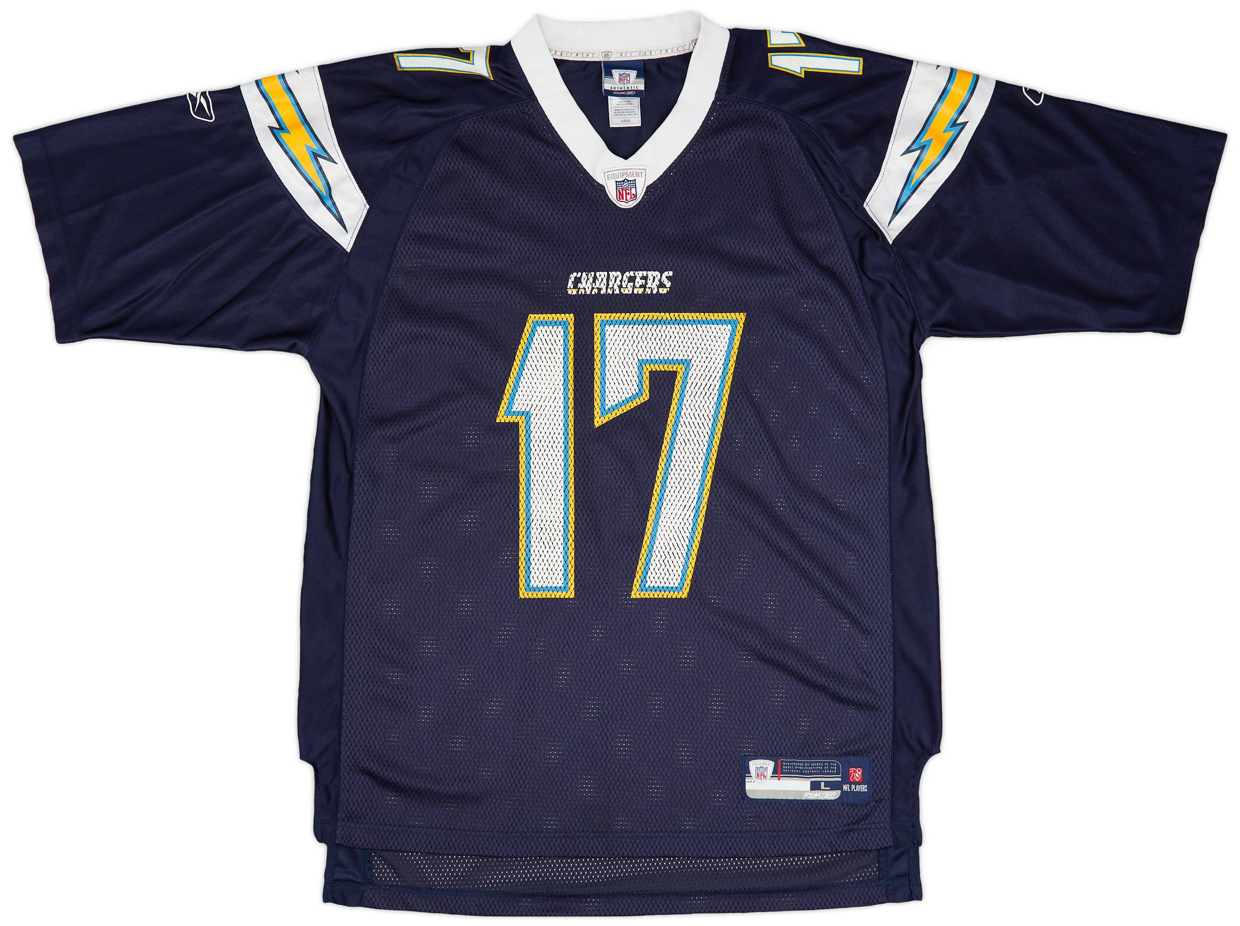 2007 San Diego Chargers Rivers #17 Reebok On Field Home Jersey (Very ...