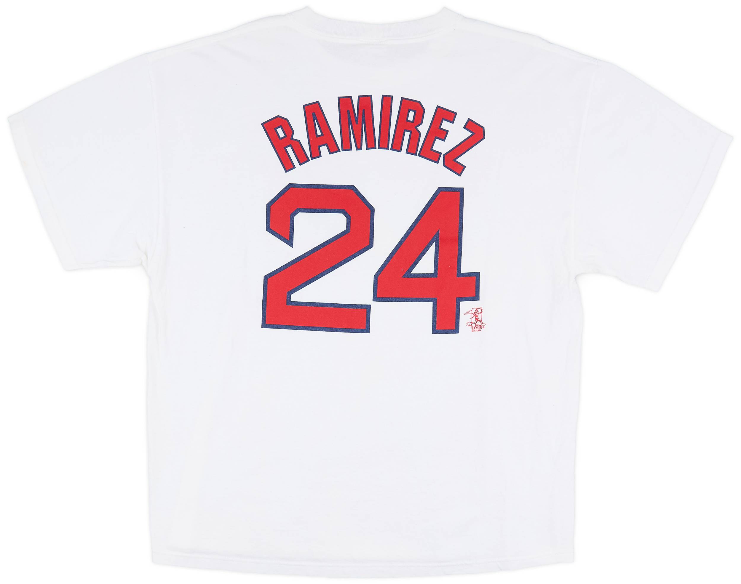2001 Boston Red Sox Ramirez #24 Majestic Tee (Very Good) XL
