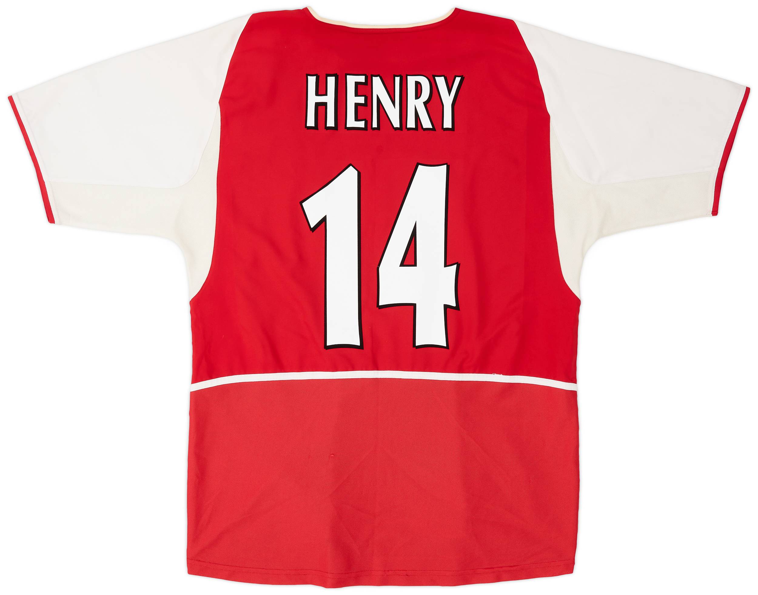 2002-04 Arsenal Home Shirt Henry #14 - 7/10 - (L)