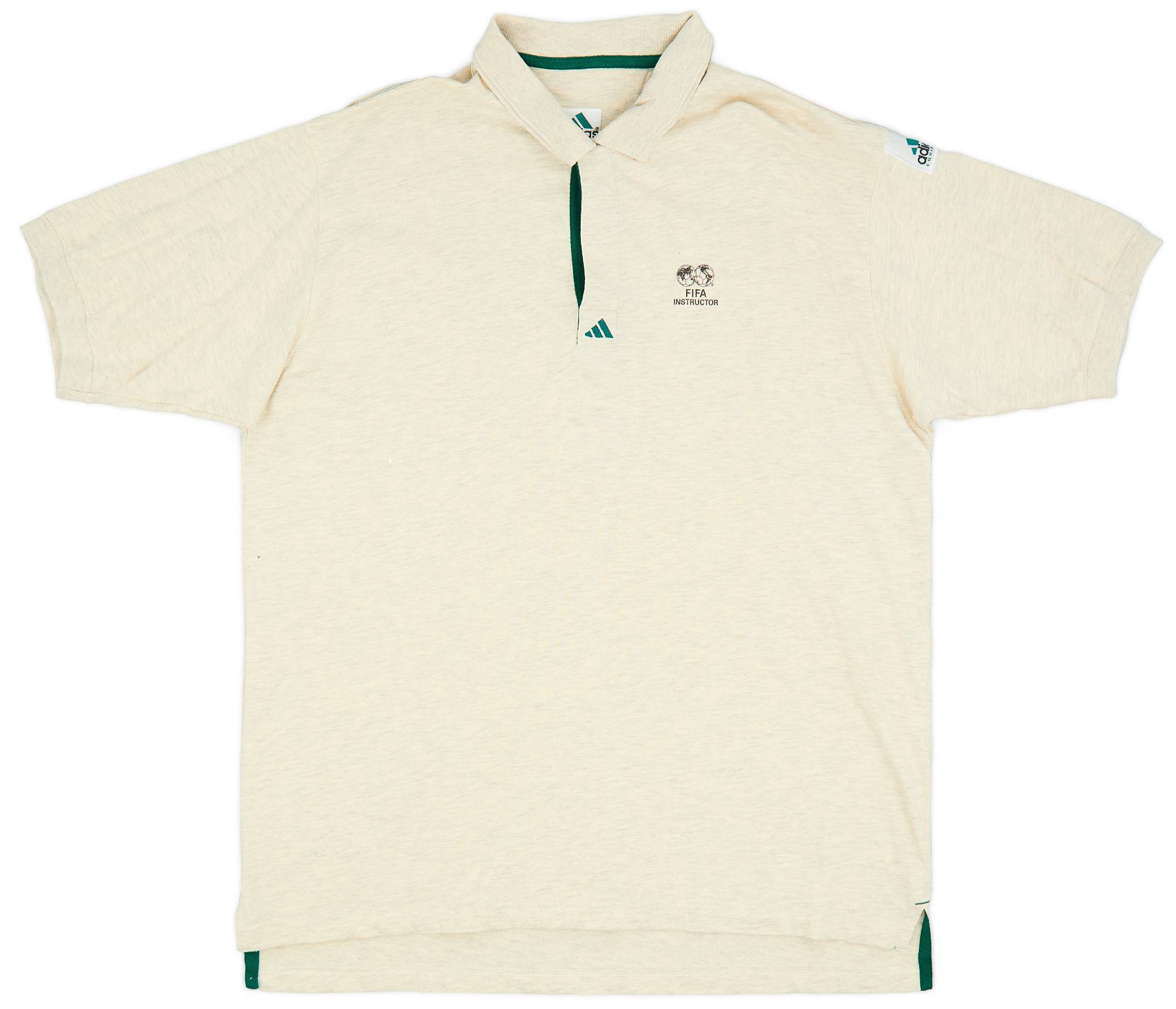 1990s adidas FIFA Instructor Polo Shirt - 9/10 - (XL)