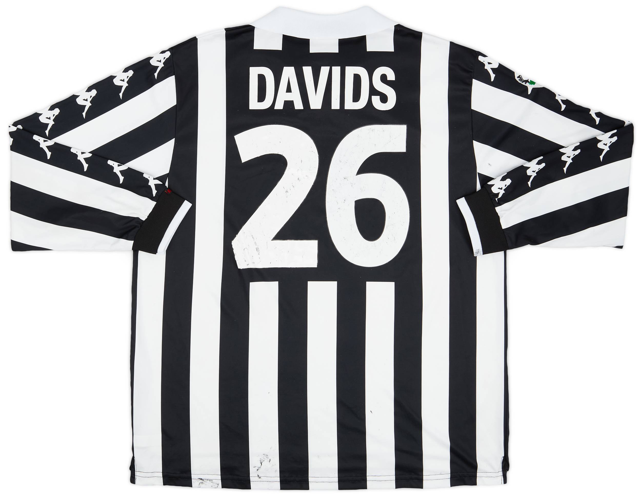 1999-00 Juventus Match Issue Home Shirt Davids #26