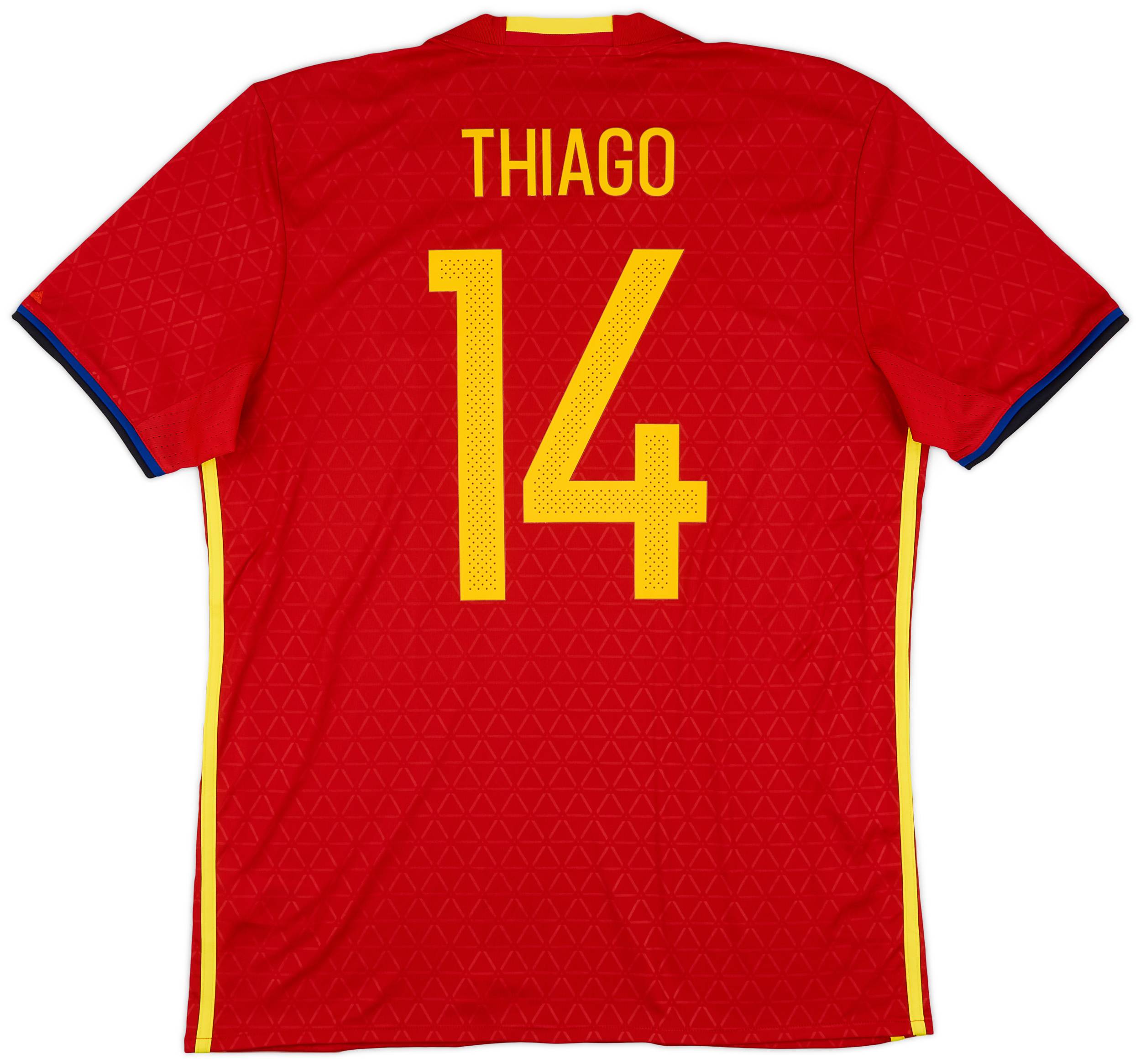 2016-17 Spain Home Shirt Thiago #14 - 10/10 - (L)