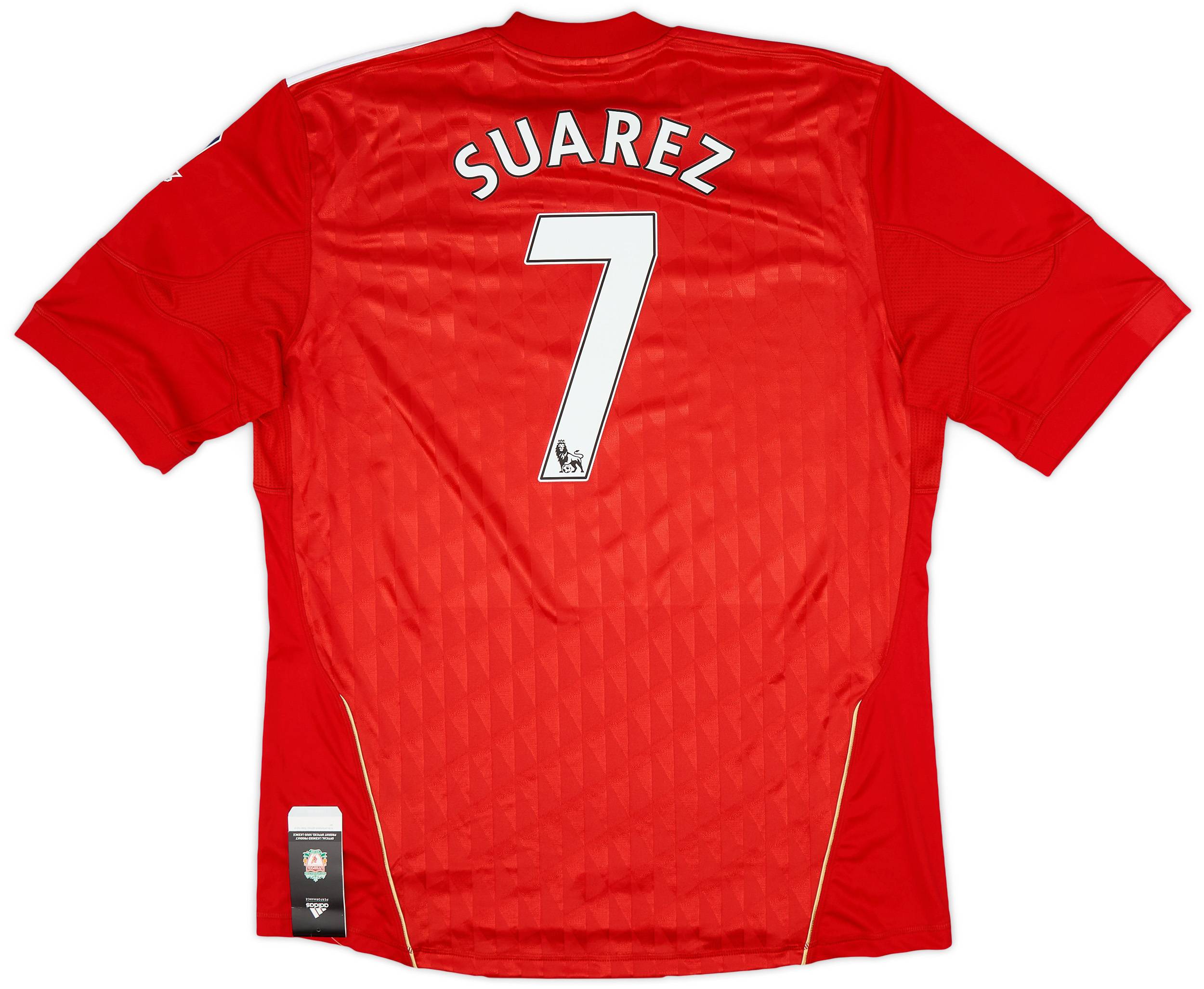 2010-12 Liverpool Home Shirt Suarez #7 (XL)