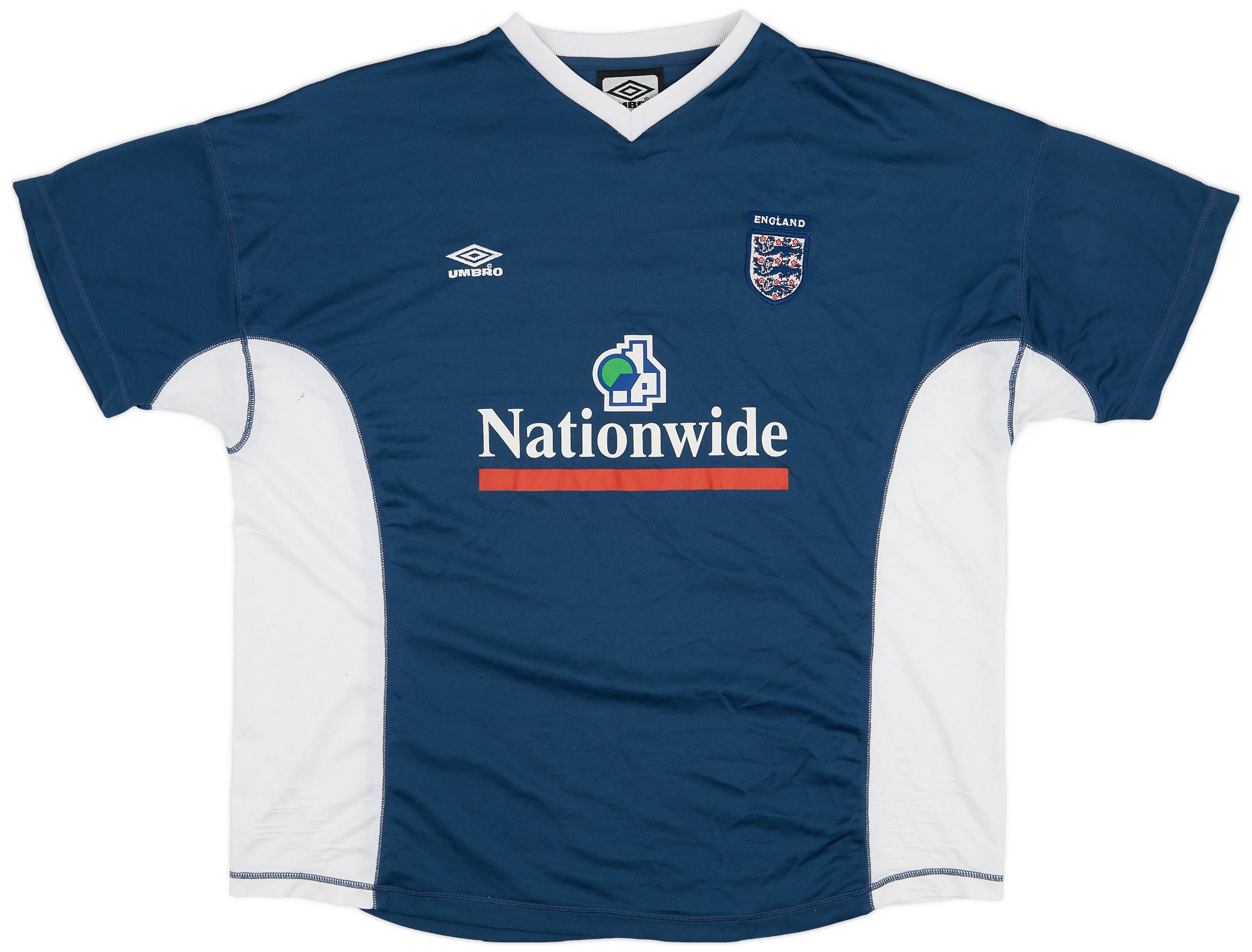 2000-02 England Umbro Training Shirt - 7/10 - (XL)