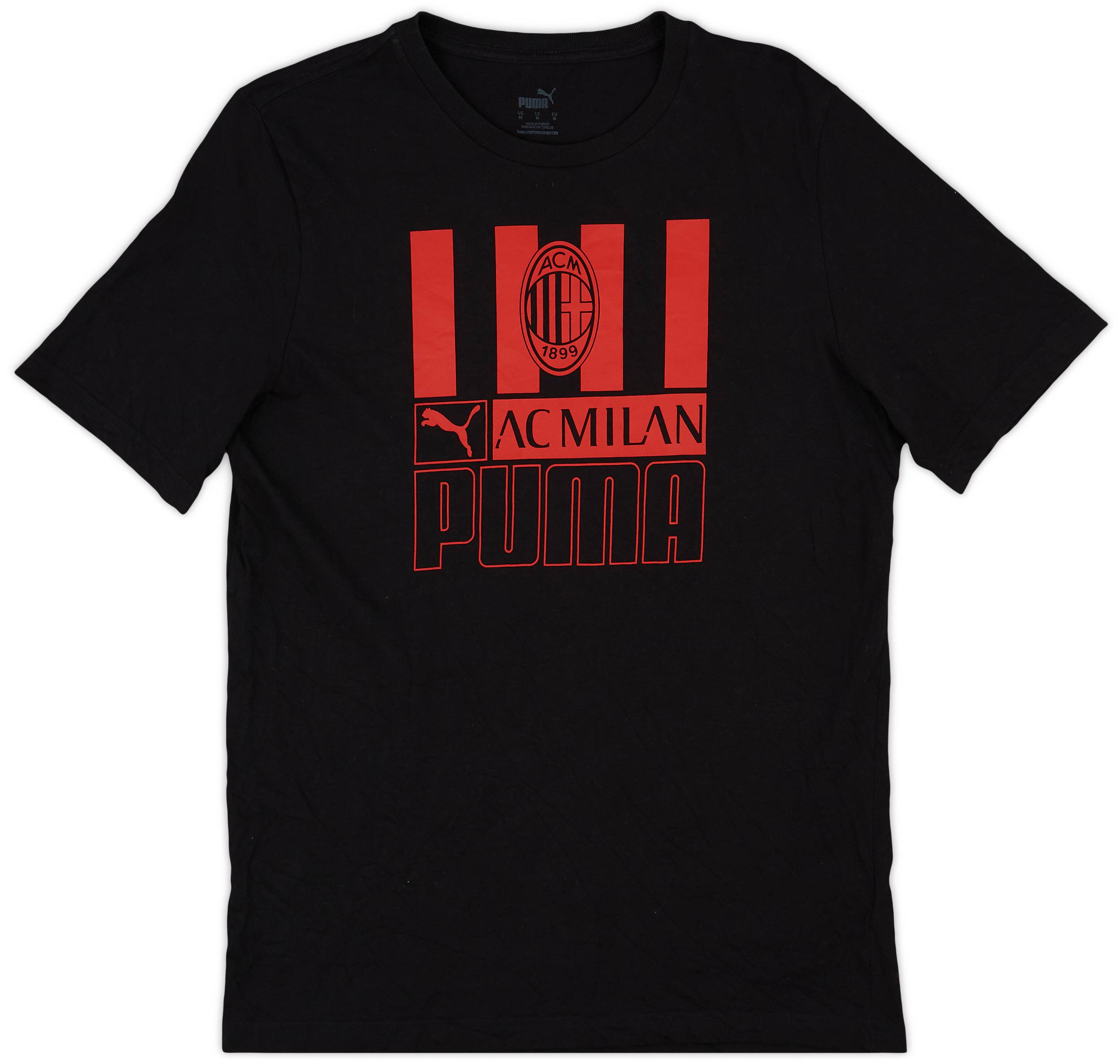 2022-23 AC Milan Puma Graphic Tee - 10/10 - (M)