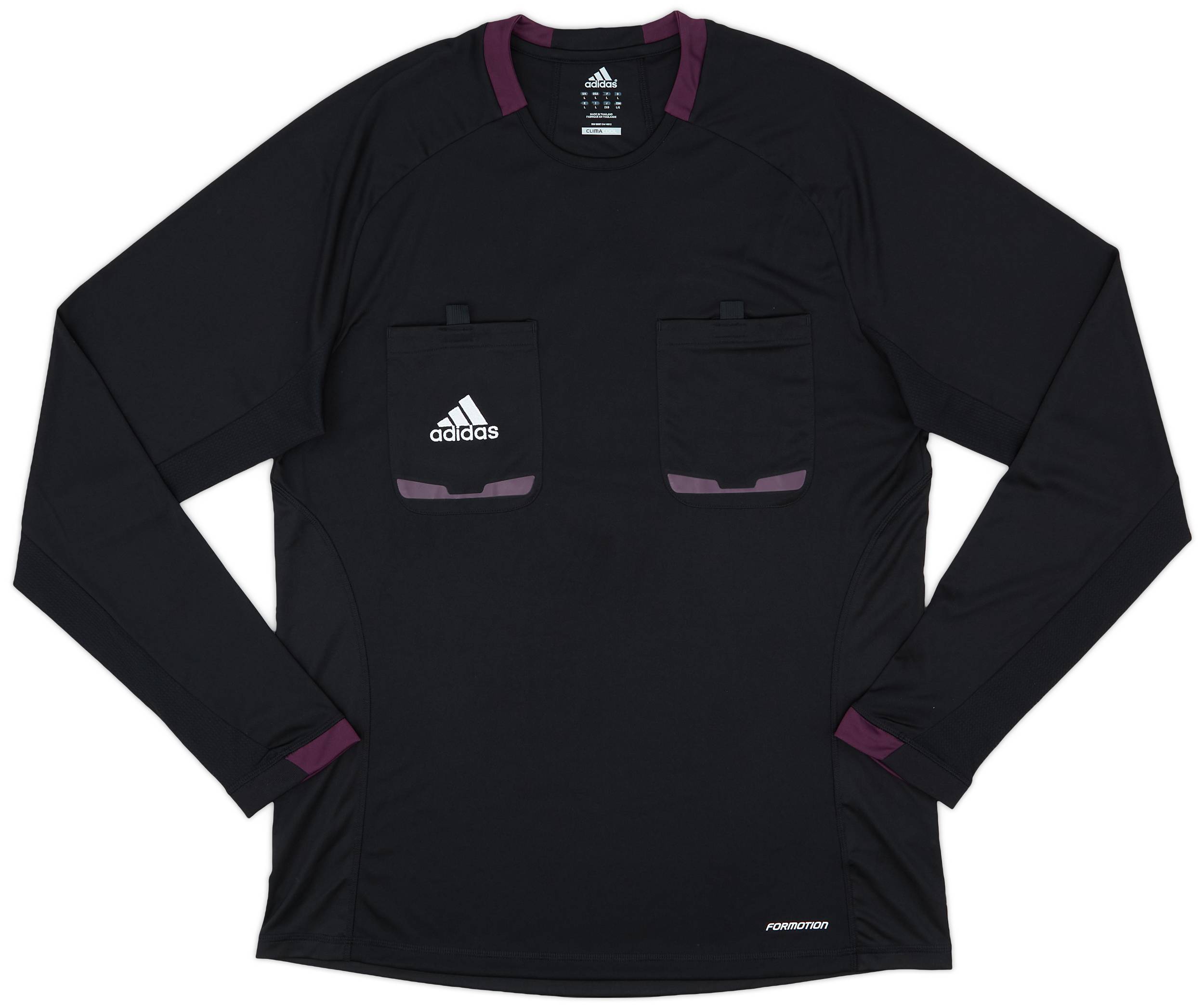 2011-12 adidas Referee Template L/S Shirt - 10/10 - (L)