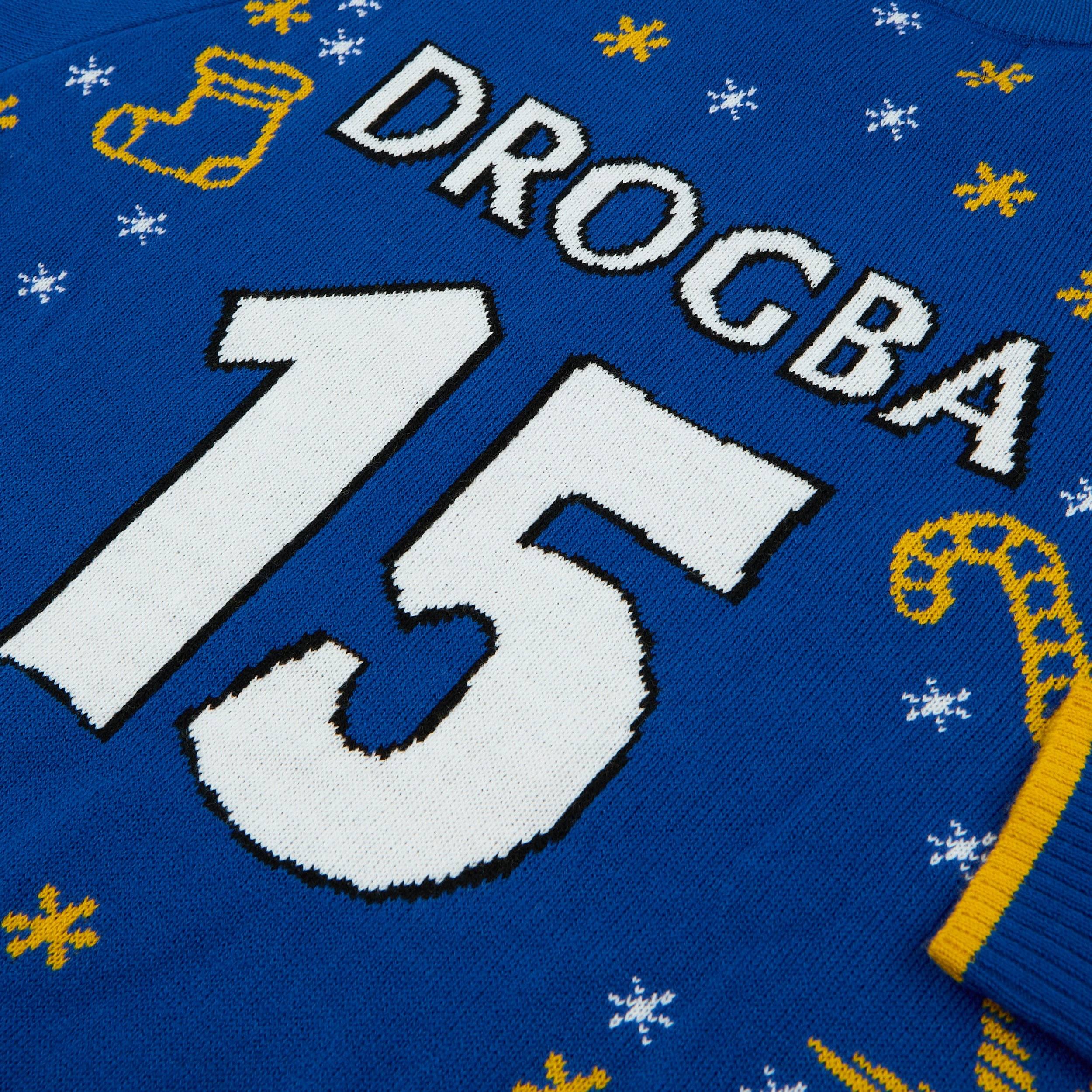 Drogba #15 Snowman Christmas Jumper (KIDS)