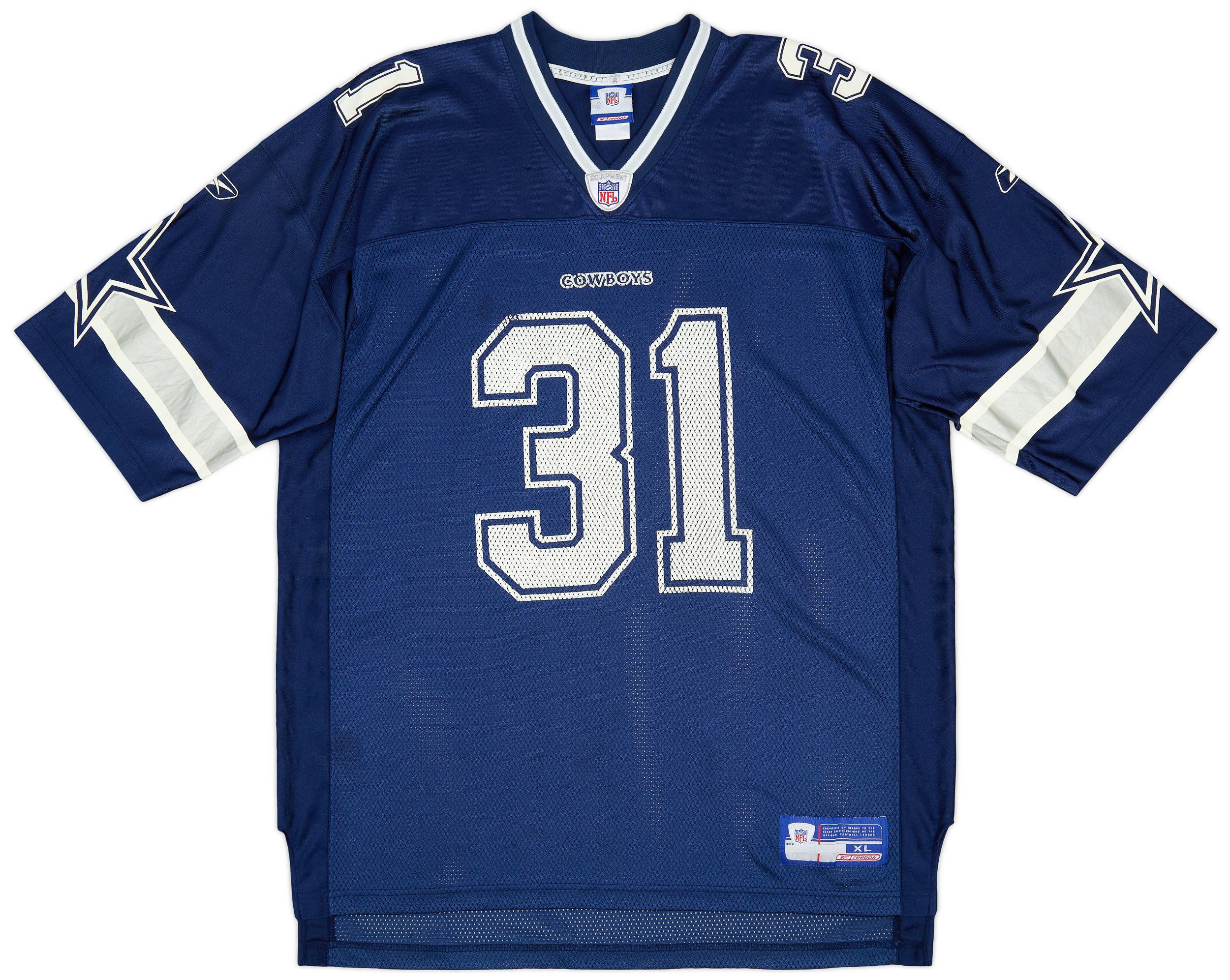 2002-04 Dallas Cowboys R. Williams #31 Reebok On Field Home Jersey ...