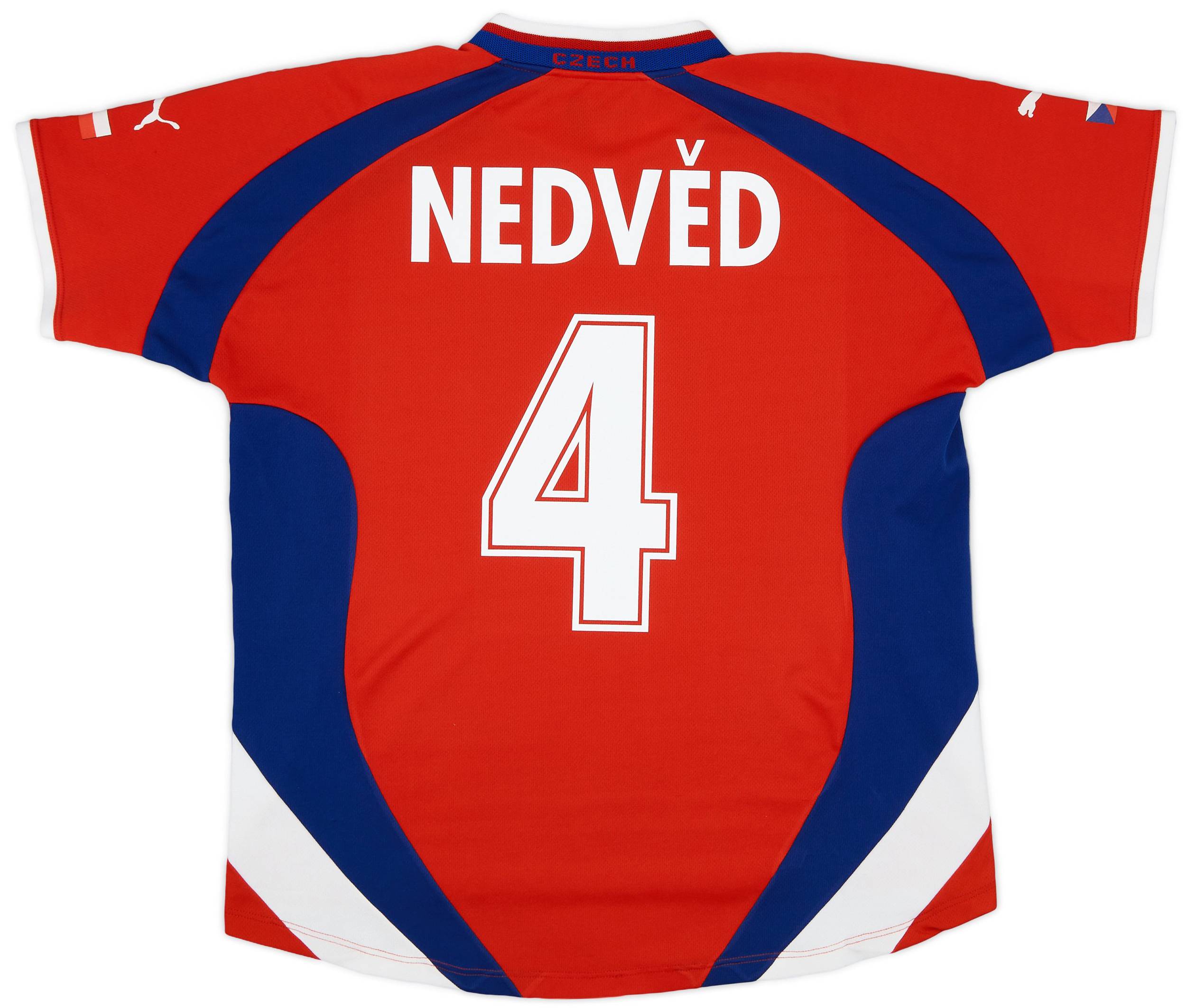2000-02 Czech Republic Basic Home Shirt Nedved #4