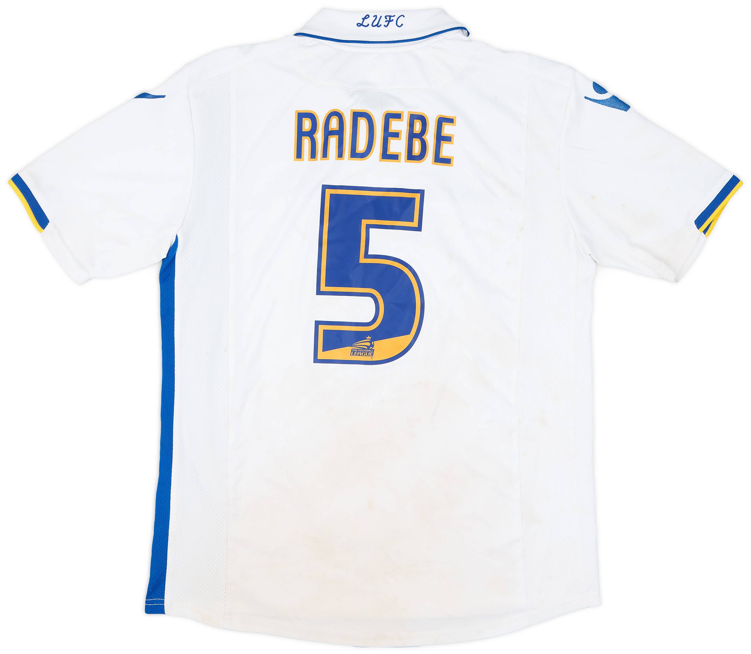 2009-10 Leeds United Home Shirt Radebe #5 - 3/10 - (L)