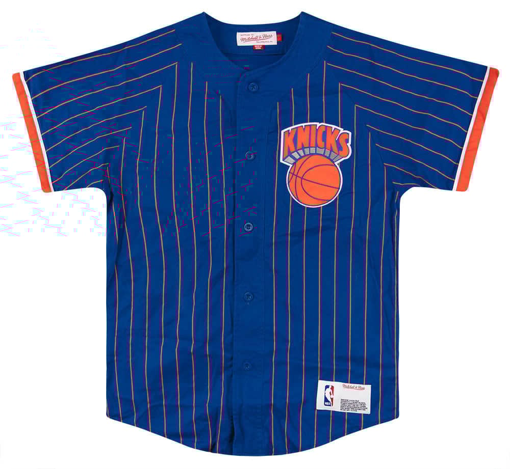 2014 New York Knicks Mitchell & Ness Baseball Tee S