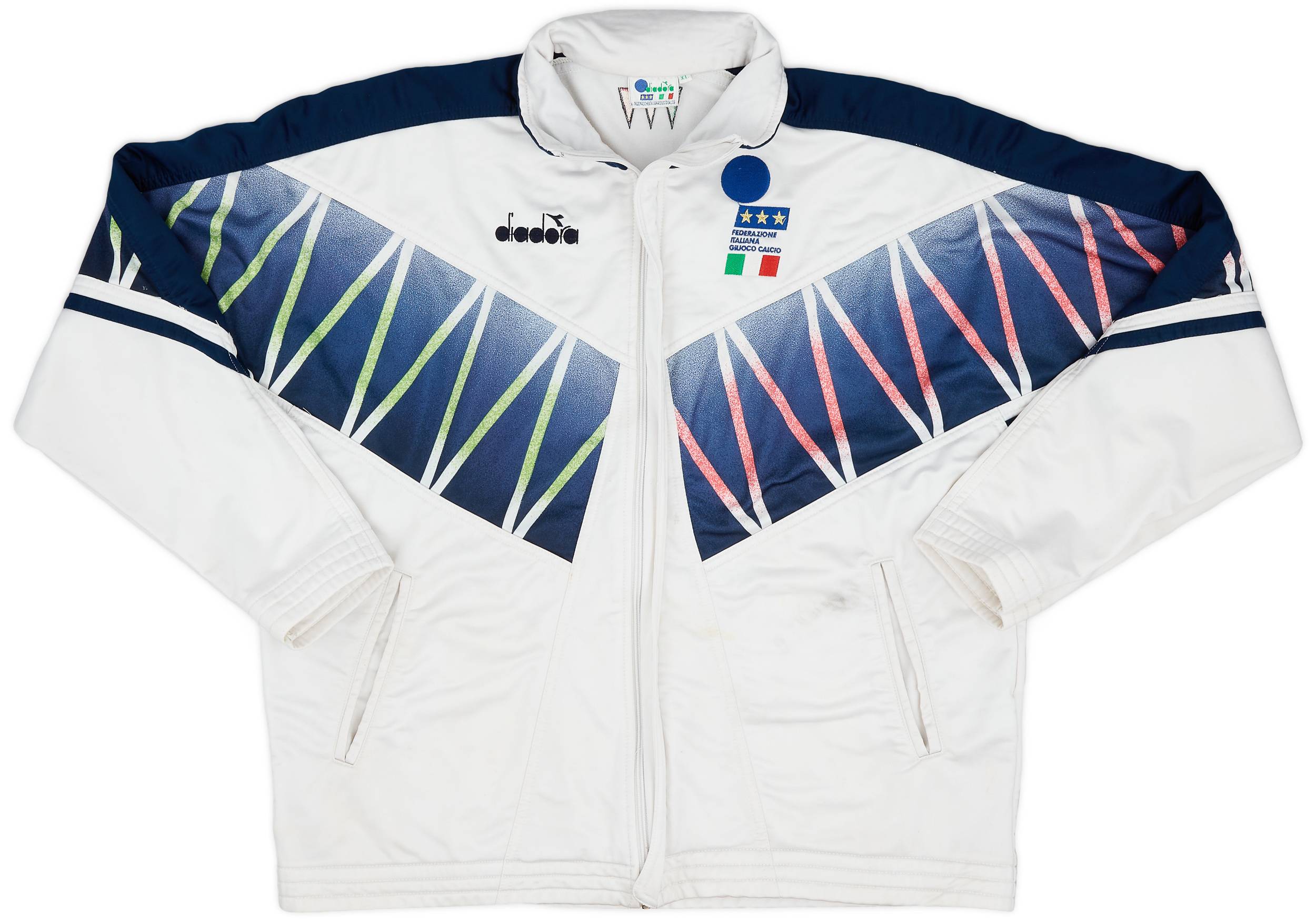 1994 Italy Diadora Track Top - 7/10 - (XL)