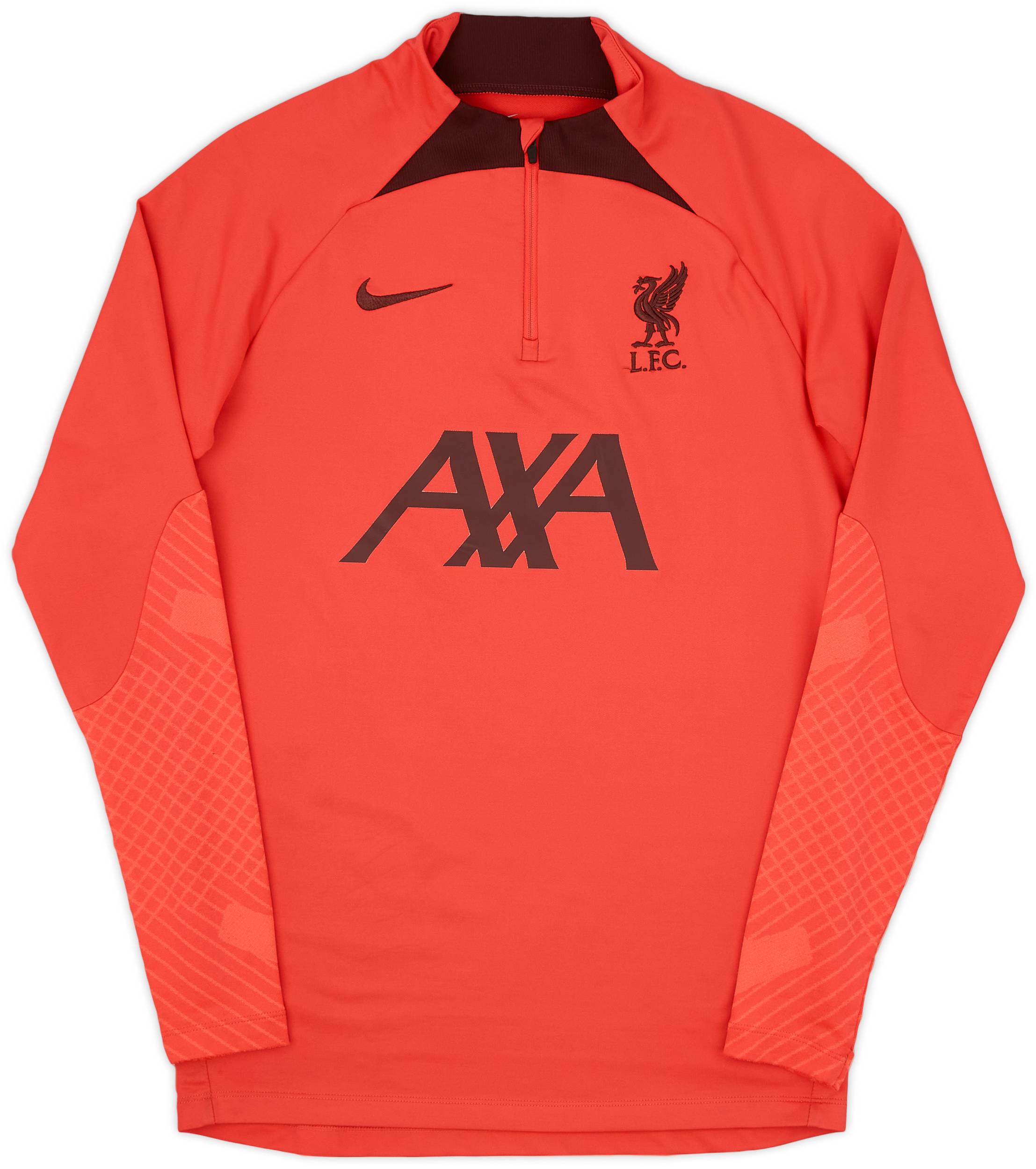 2022-23 Liverpool Nike 1/4 Zip Training Top - 9/10 - (S)
