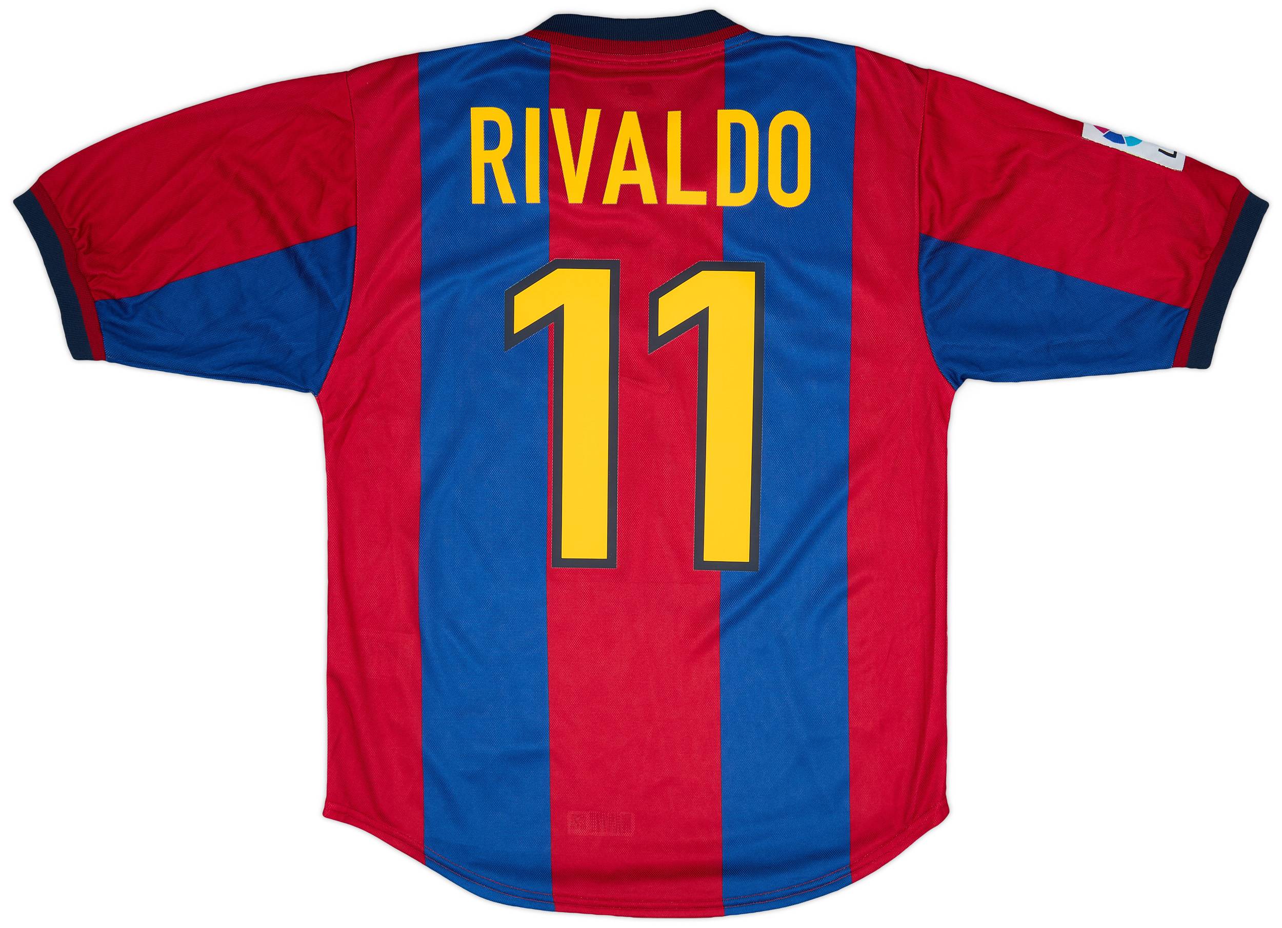 1998-00 Barcelona Home Shirt Rivaldo #11 (S)