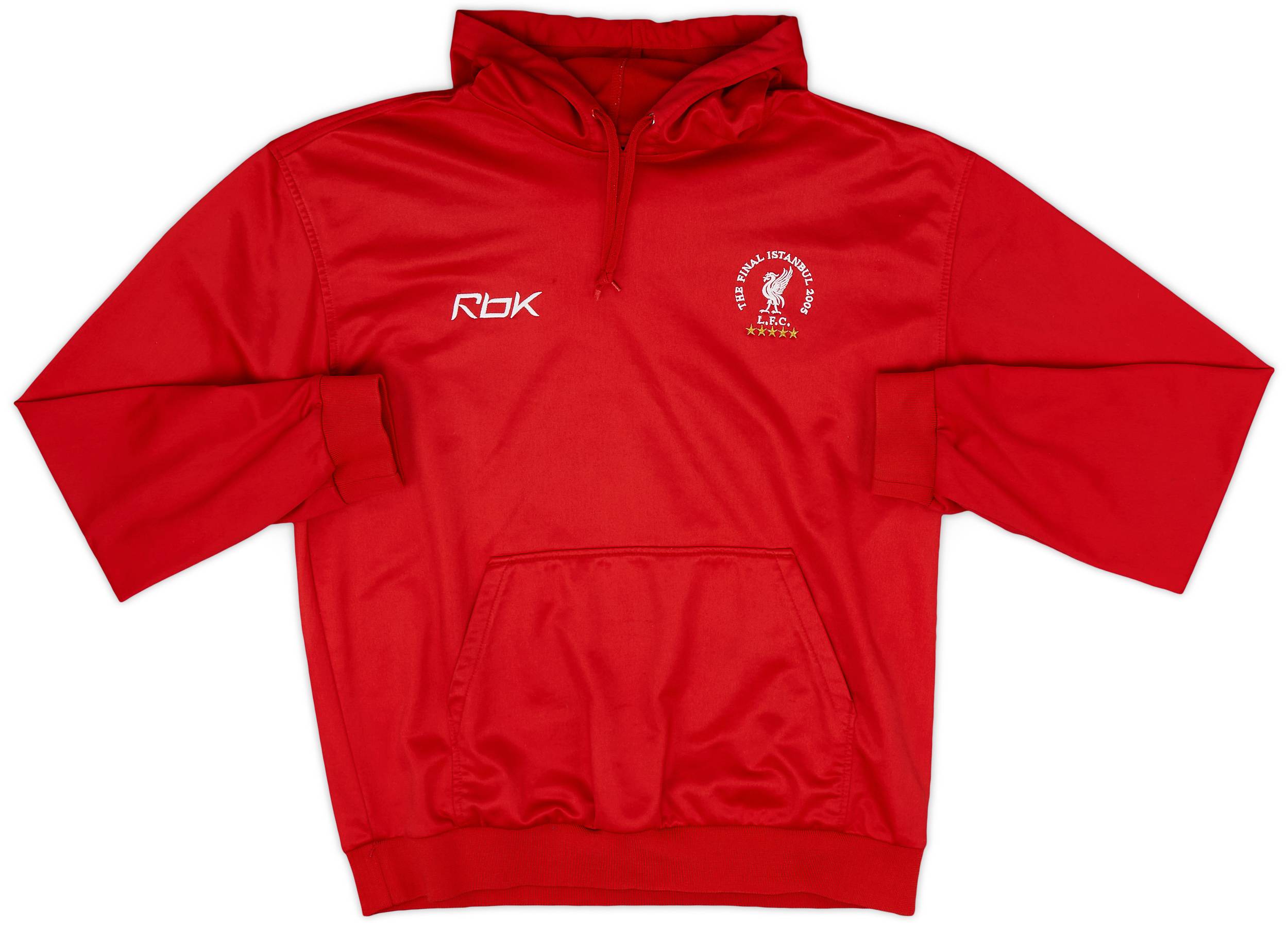 2005 Liverpool Reebok 'The Final Istanbul' Hooded Top - 8/10 - (L)
