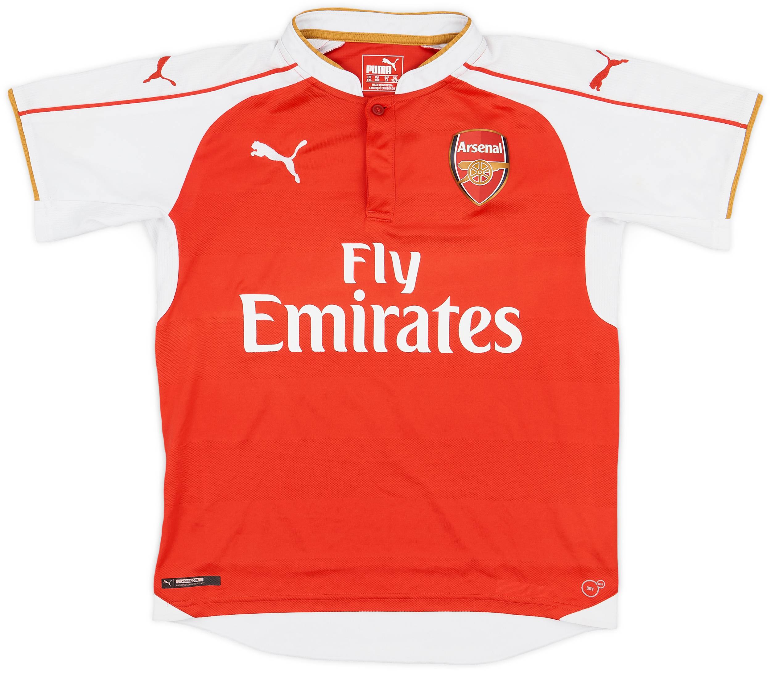 2015-16 Arsenal Home Shirt - 6/10 - (XL.Boys)