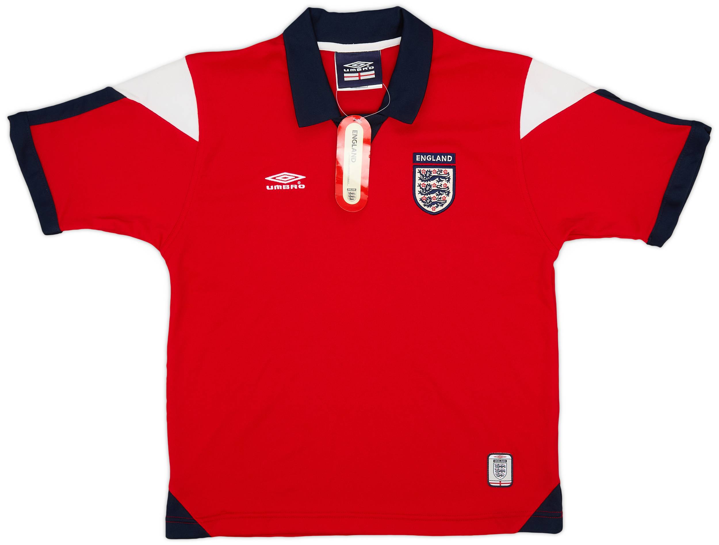 2000-02 England Umbro Training Shirt (L.Boys)